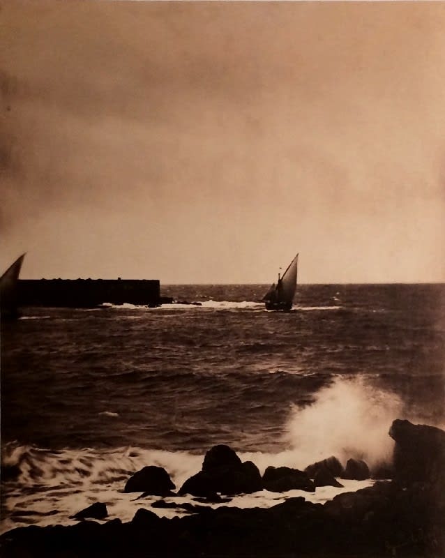 Gustave Le Gray, La Vague brisee, Sete (The Broken Wave, Sete), 1857 ...