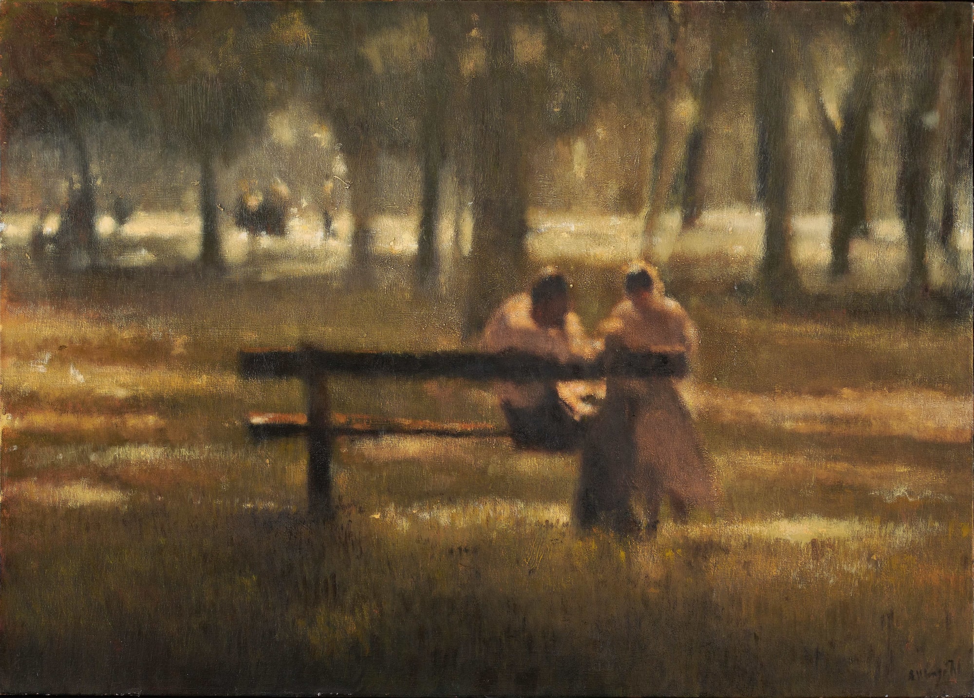 Anne Magill, Reading To Me, 2023 | John Martin Gallery