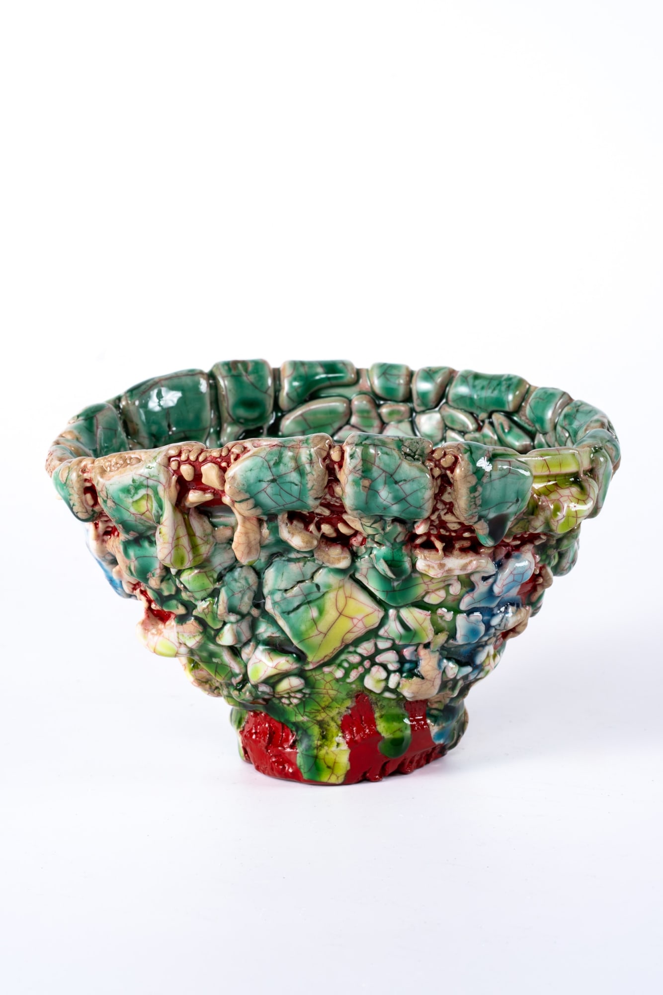 Kodai Ujiie, Oribe Tea Bowl, 2025 | Bernheim