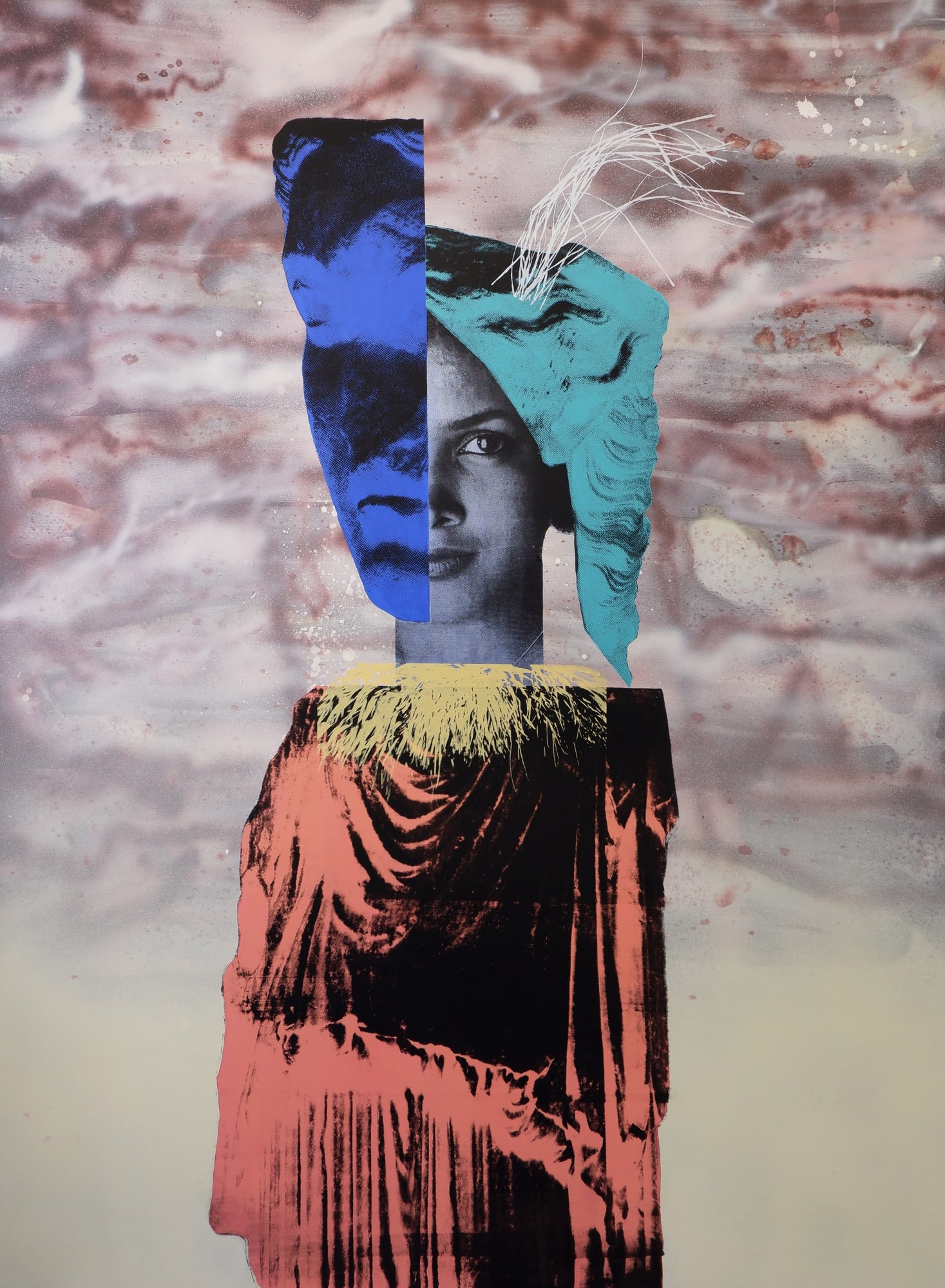 Raphaël Barontini, Eurydice, 2020 | Mariane Ibrahim Gallery