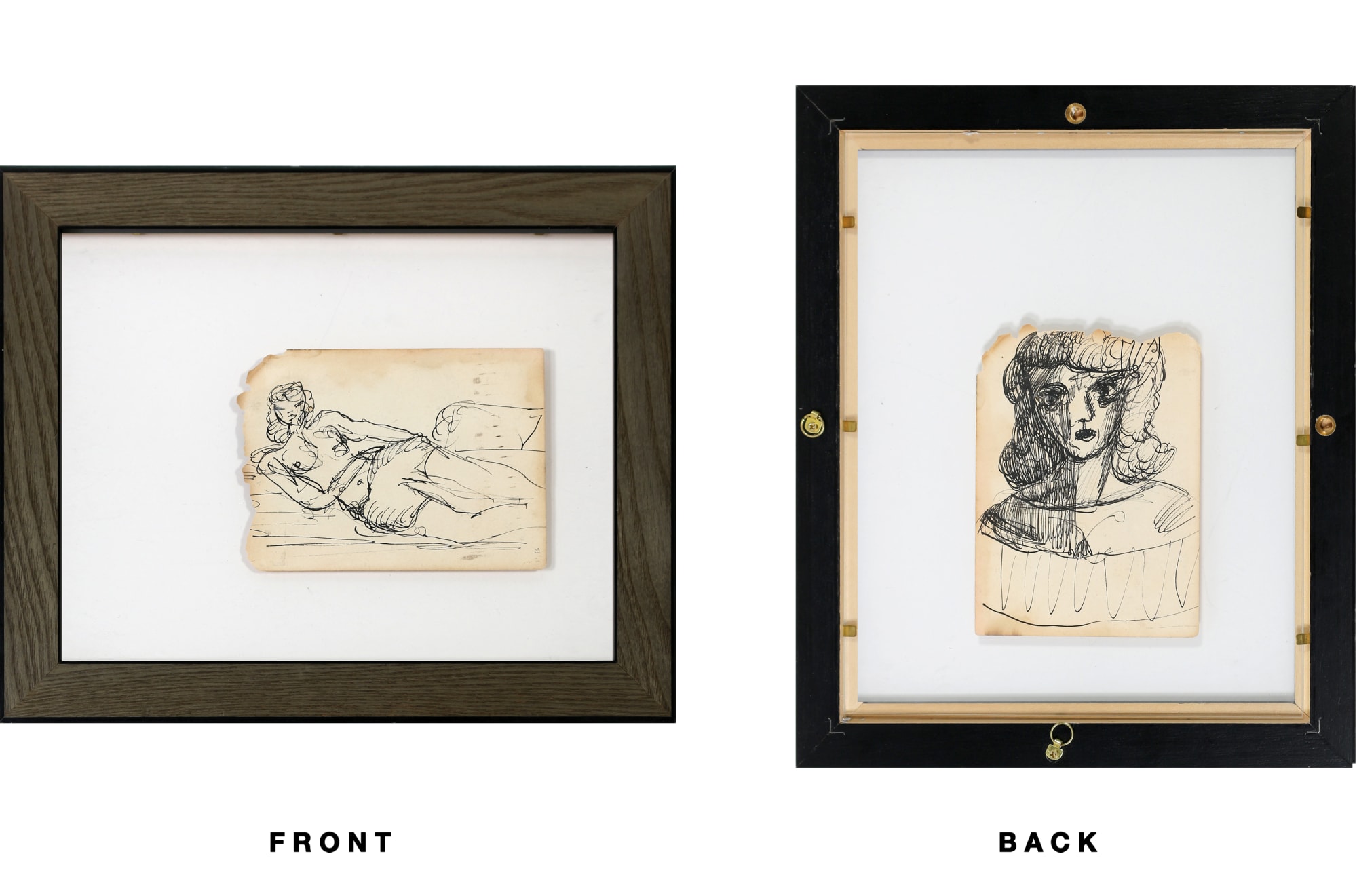 Alfred Morang, Reclining Lady/ Portrait of Lady | Matthews Gallery