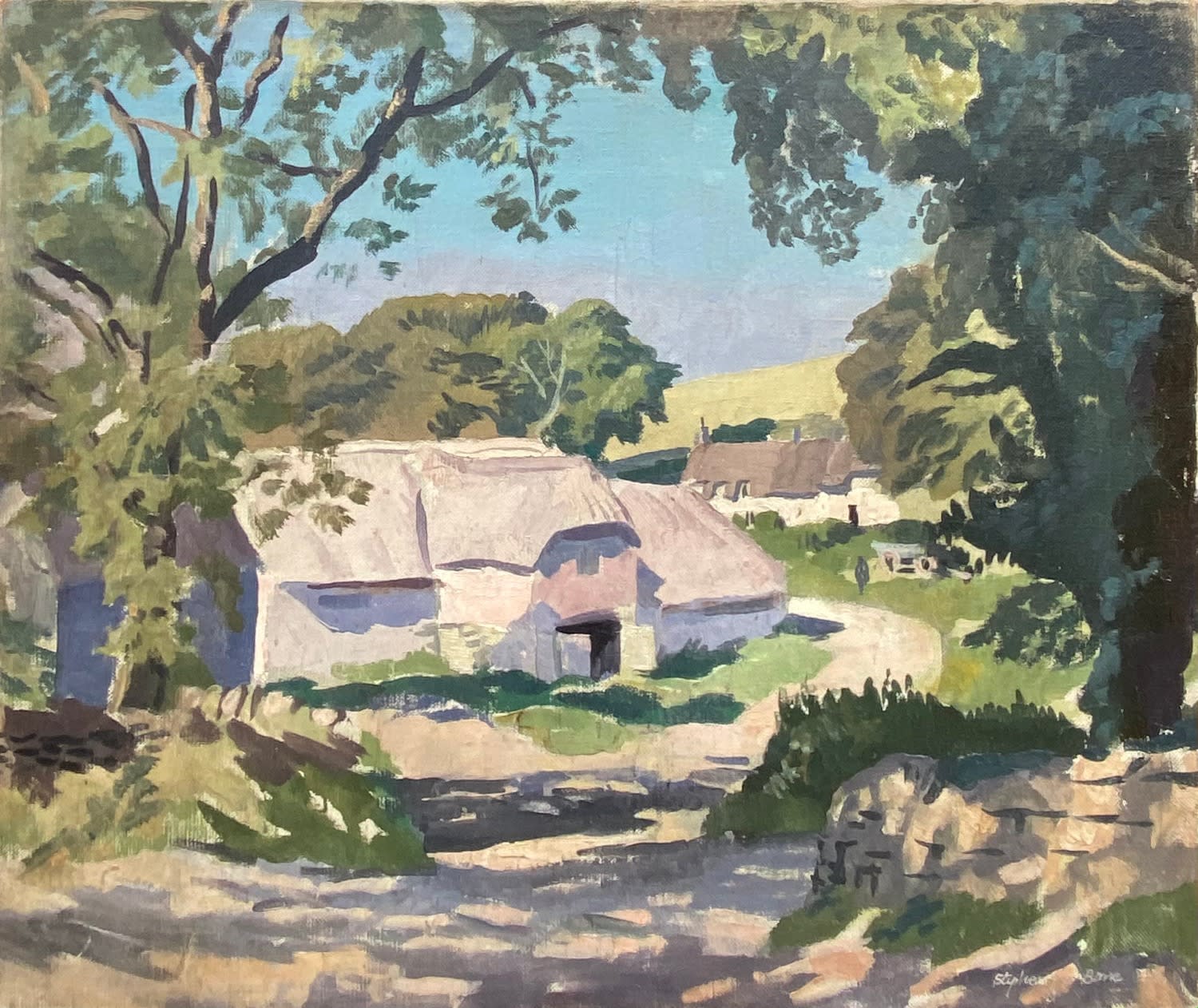 Stephen Bone, Farmhouse in England | McEwan Gallery