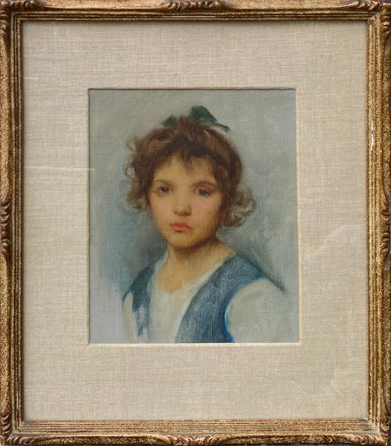 Sir Luke Fildes RA KB KCVO, Portrait of A Young Girl | McEwan Gallery