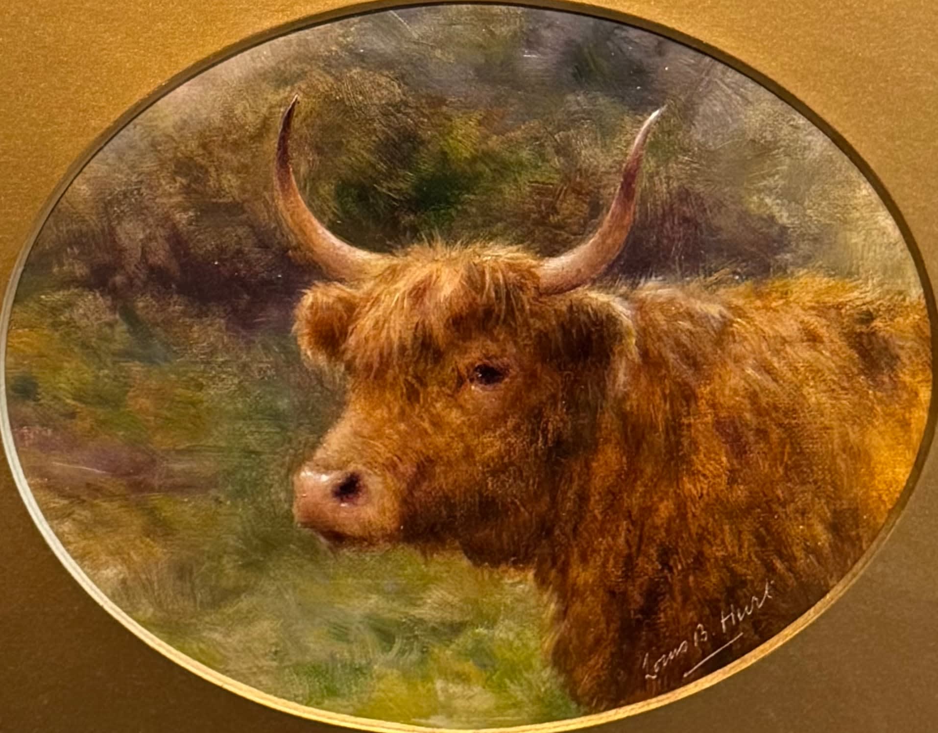 Louis Bosworth Hurt, Head of a Highland Cow | McEwan Gallery