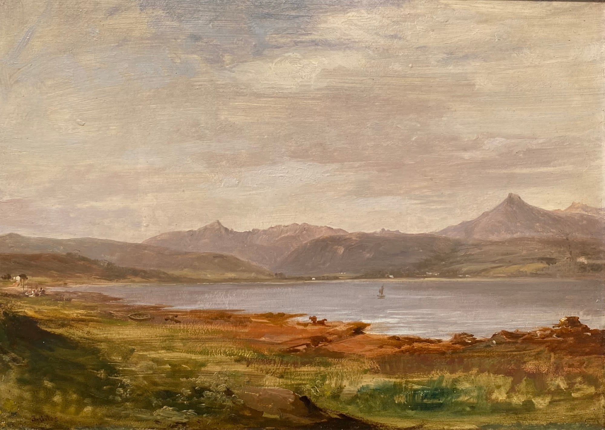 James Giles RSA, Brodick Bay Arran, Goat Fell in the Distance | McEwan ...