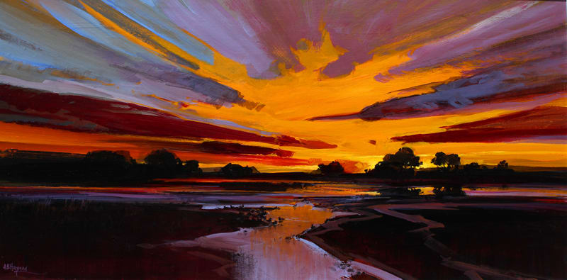 Alan B Hayman, Sunset | McEwan Gallery