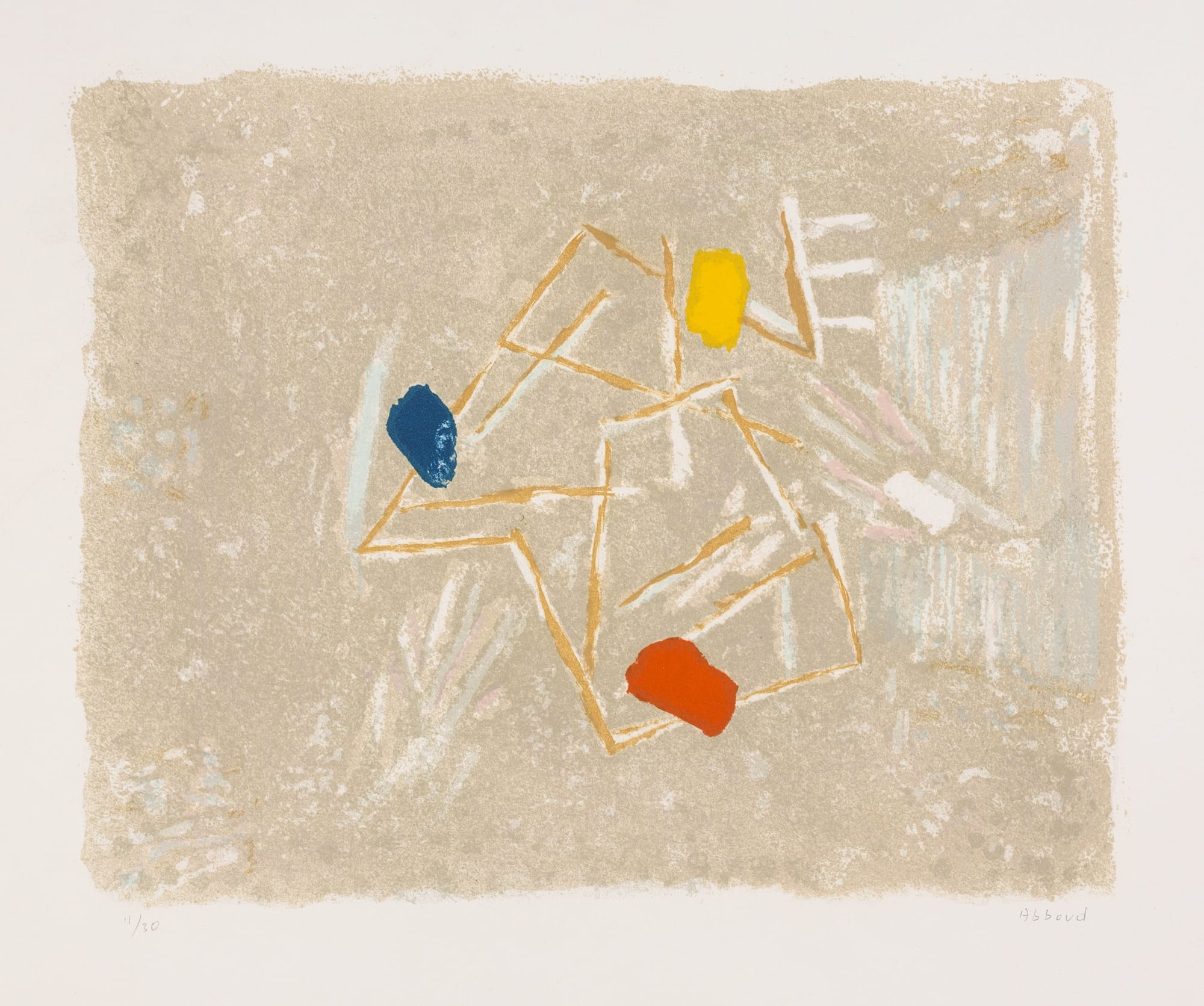 Chafic Abboud, Le Jeu de la ficelle, 1985 | Meem Gallery