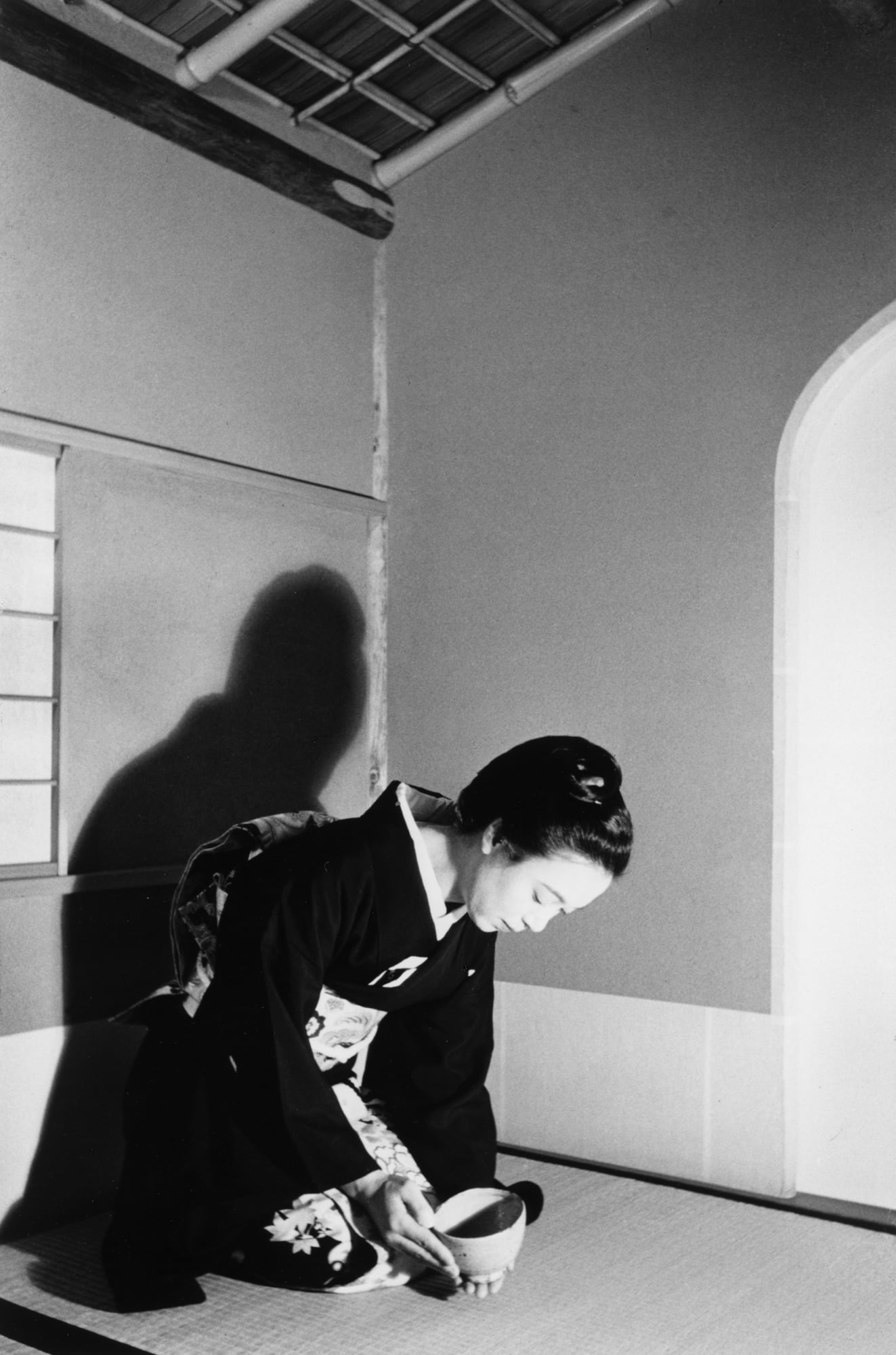 Hiroshi Hamaya, A woman performing the tea ceremony | Michael Hoppen ...