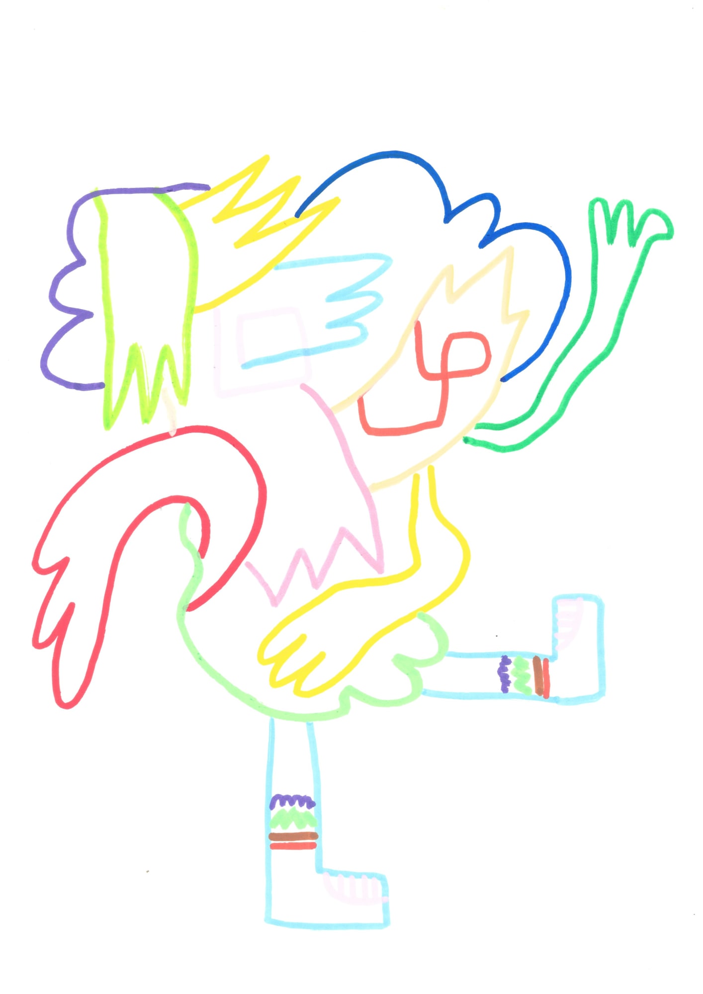 Andrei Costache, Drawing 41, 2022 | Mobius Gallery