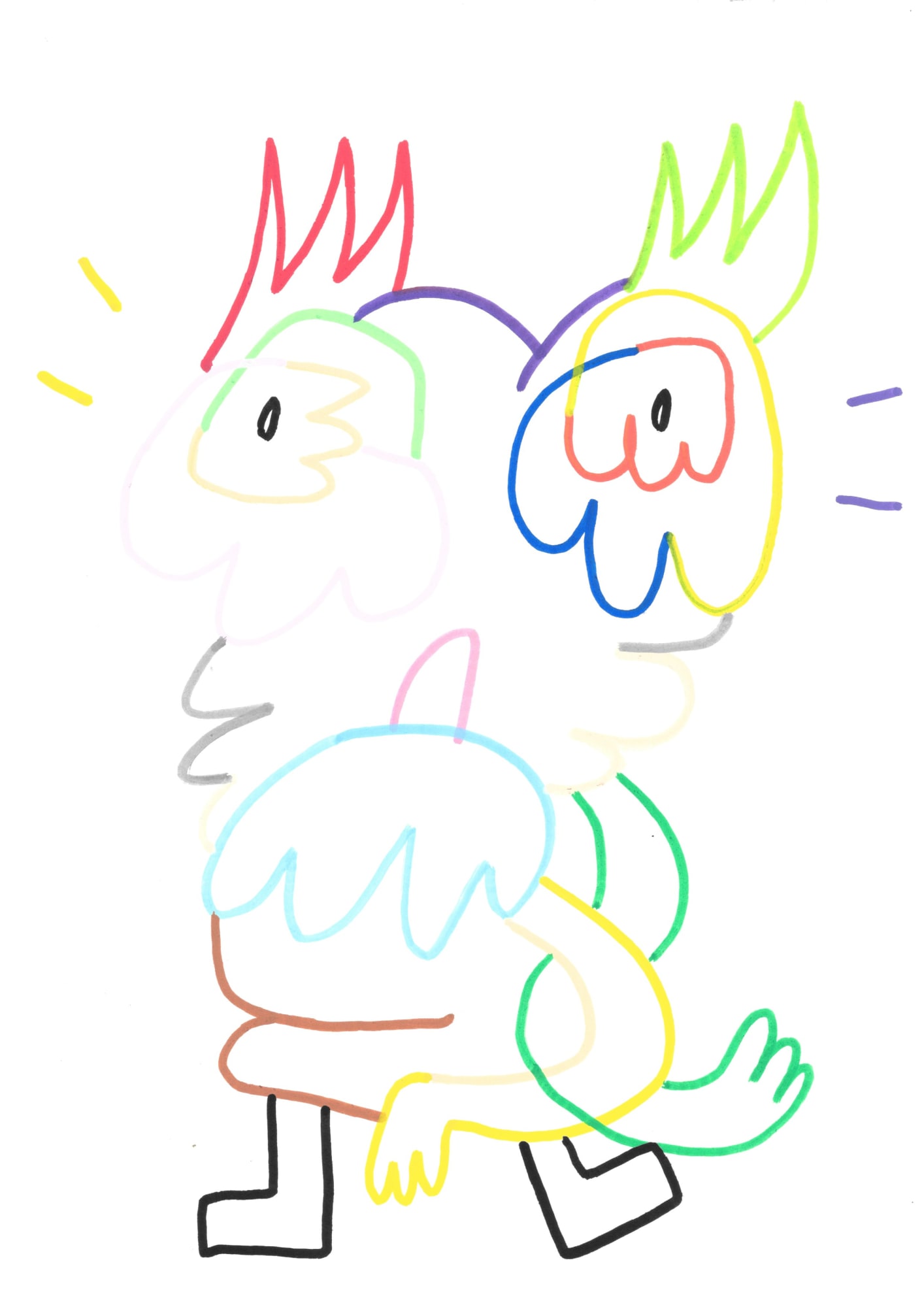 Andrei Costache, Drawing 1, 2022 | Mobius Gallery