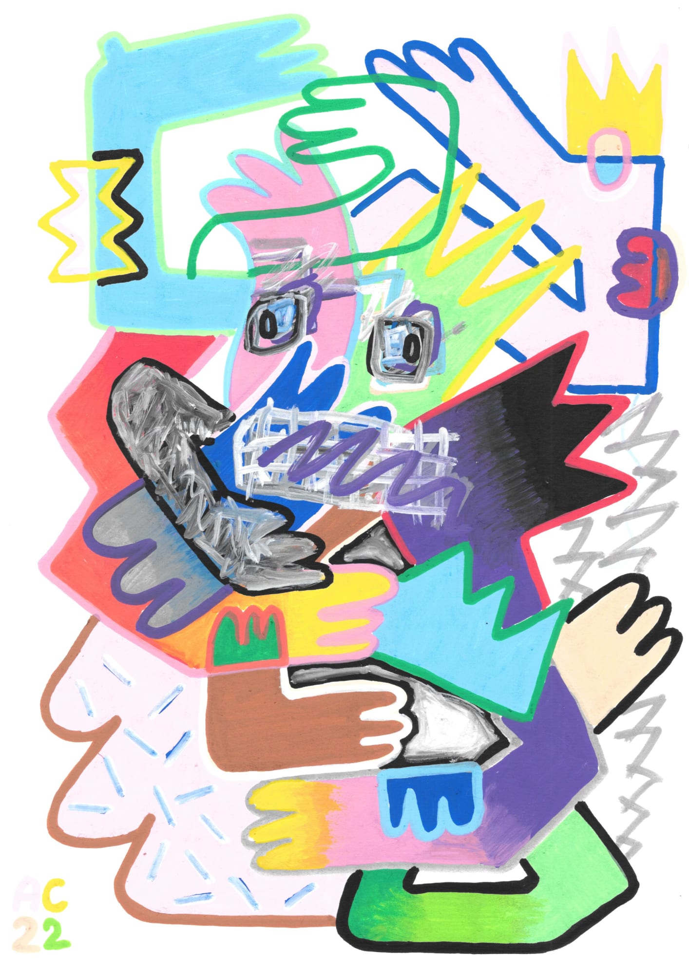 Andrei Costache, Drawing 12, 2022 | Mobius Gallery