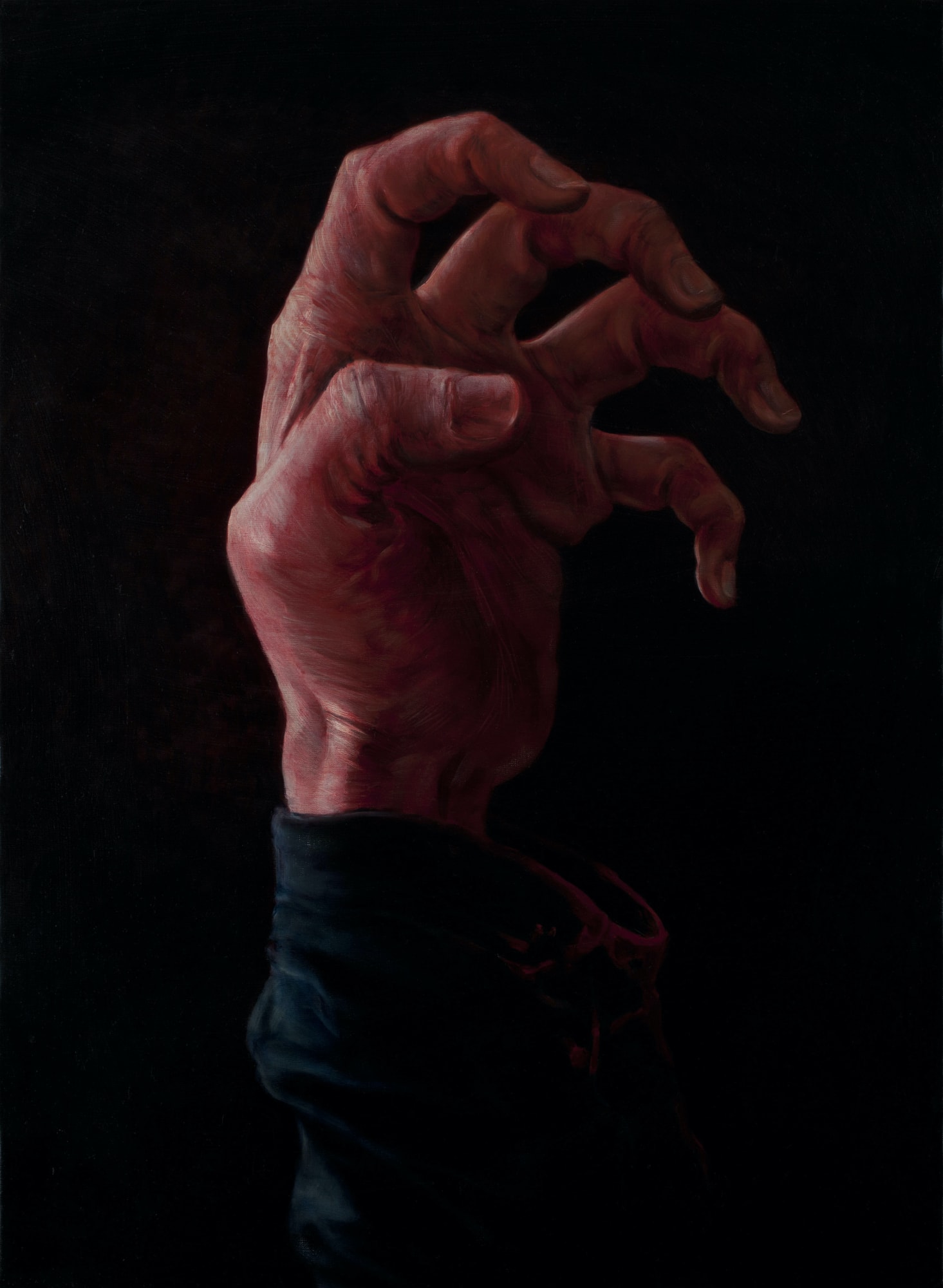 Roman Tolici, Bloody Hand, 2012 | Mobius Gallery