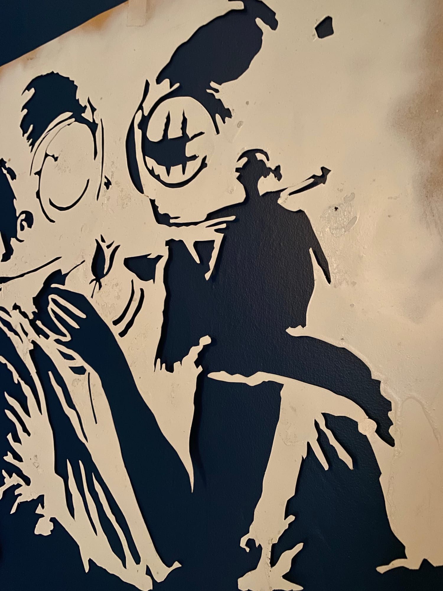 Banksy, Think Tank original stencil., 2003 | MULTIPLESINC//