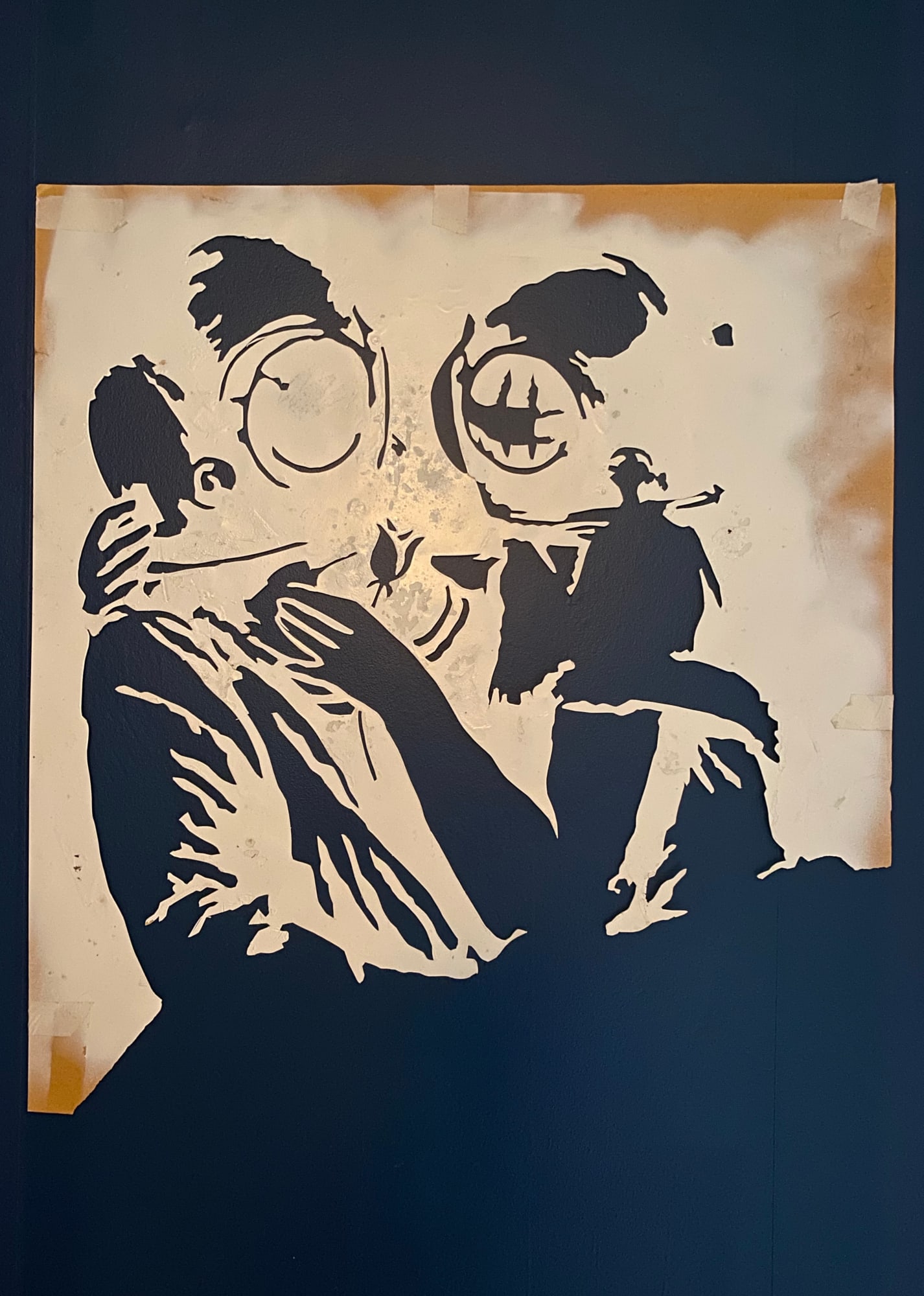 Banksy, Think Tank original stencil., 2003 | MULTIPLESINC//