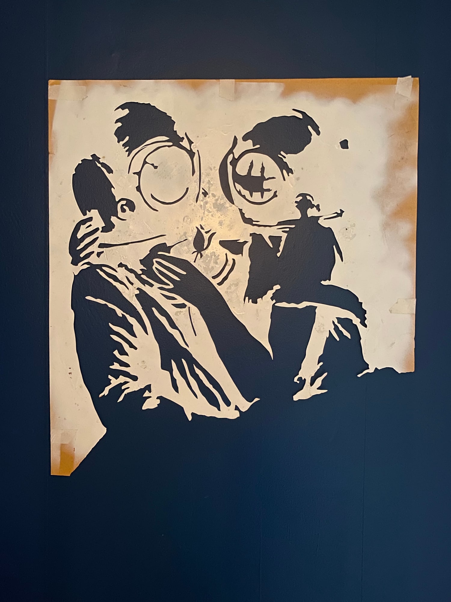Banksy, Think Tank original stencil., 2003 | MULTIPLESINC//