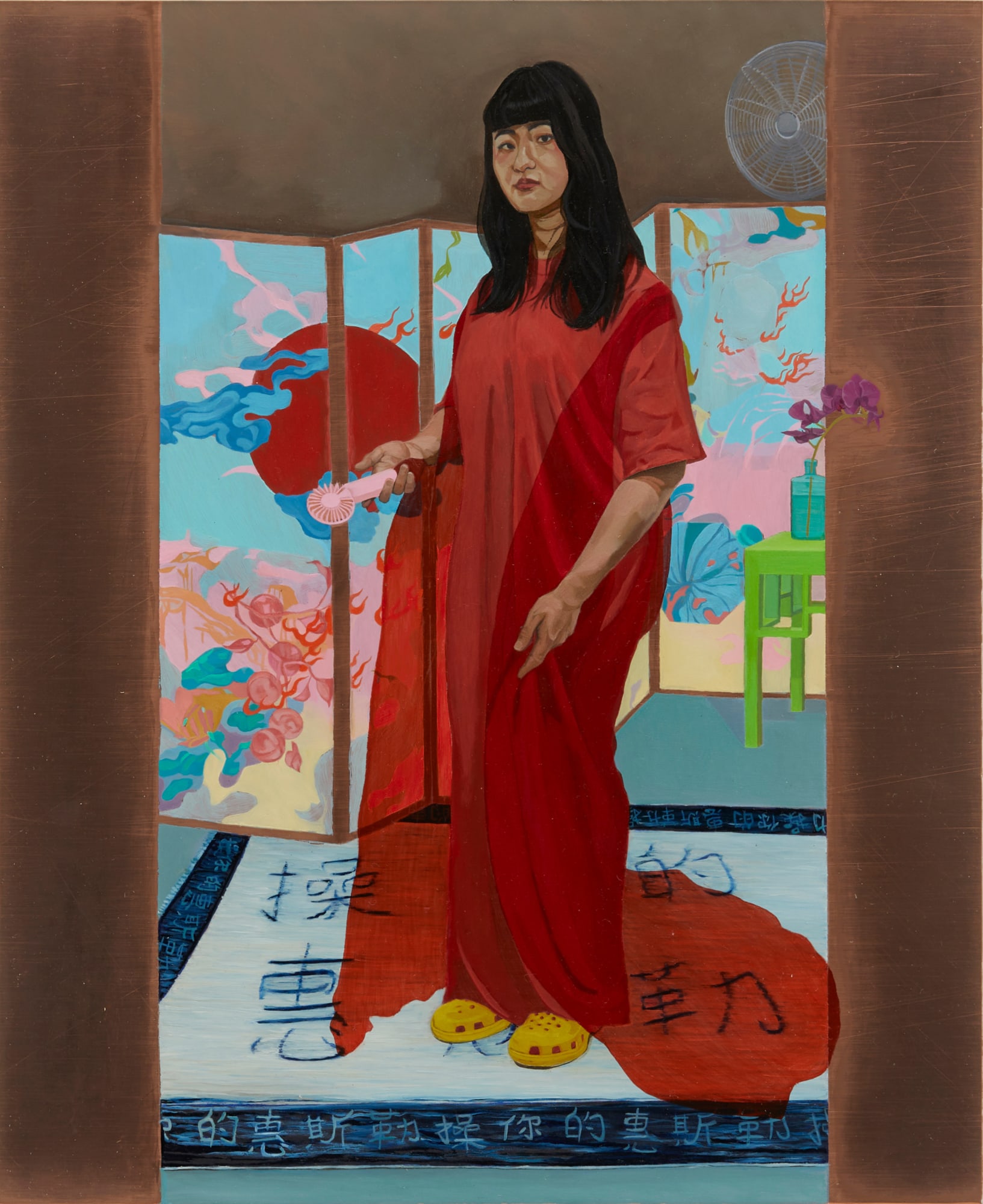 Natasha Walsh, Princess of the Pink Plastic Hand-Held Fan, 2023 | N ...