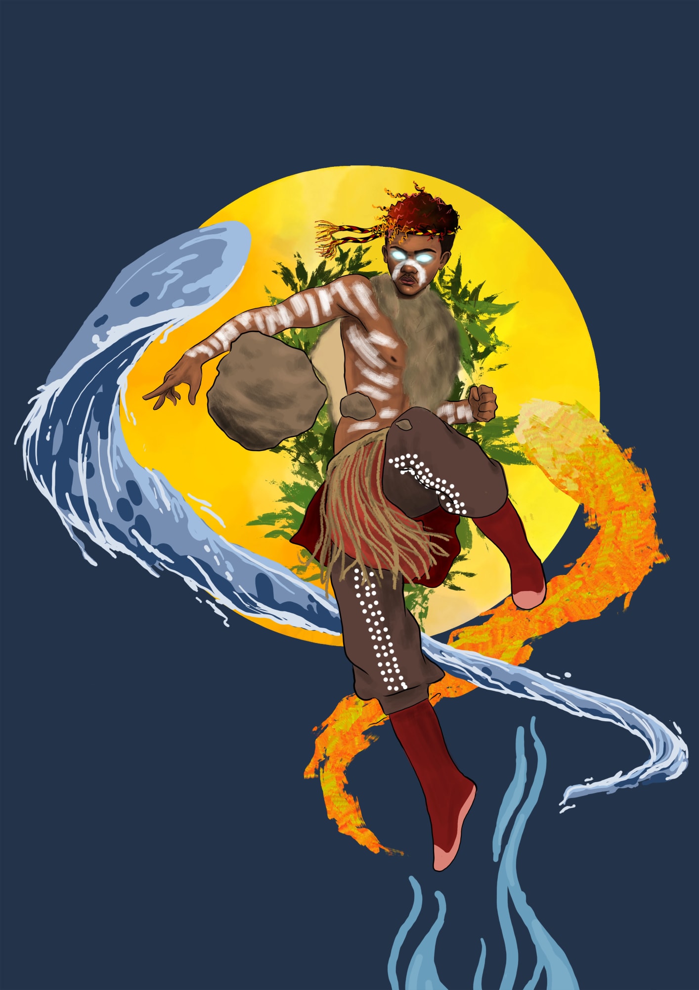 Dylan Mooney, Blak Superheroes series, 2021 | N.Smith Gallery