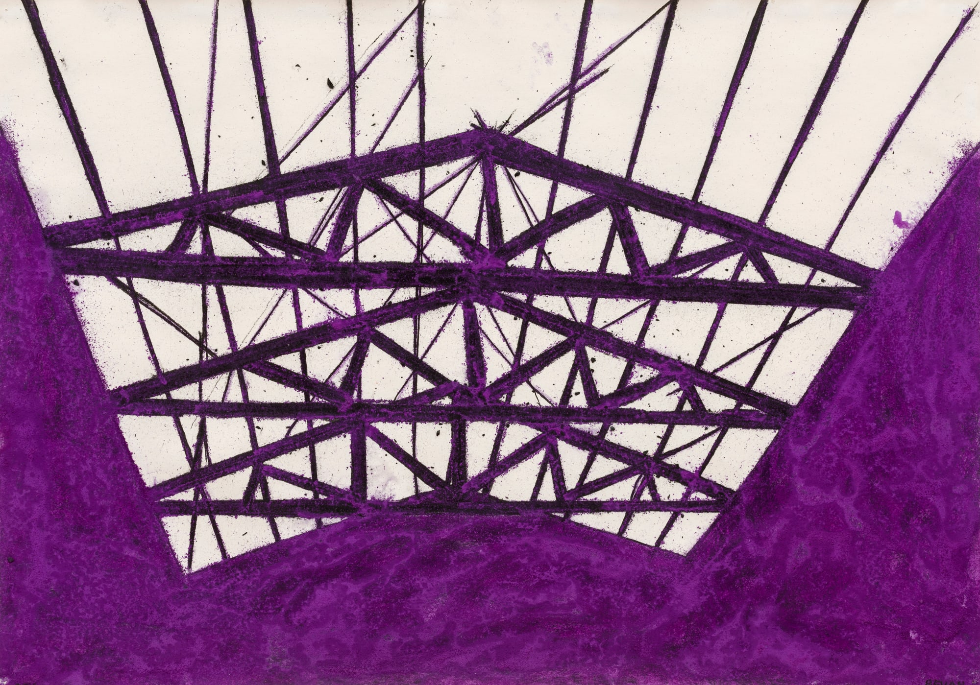 Tony Bevan, Violet Interior | The Nine British Art