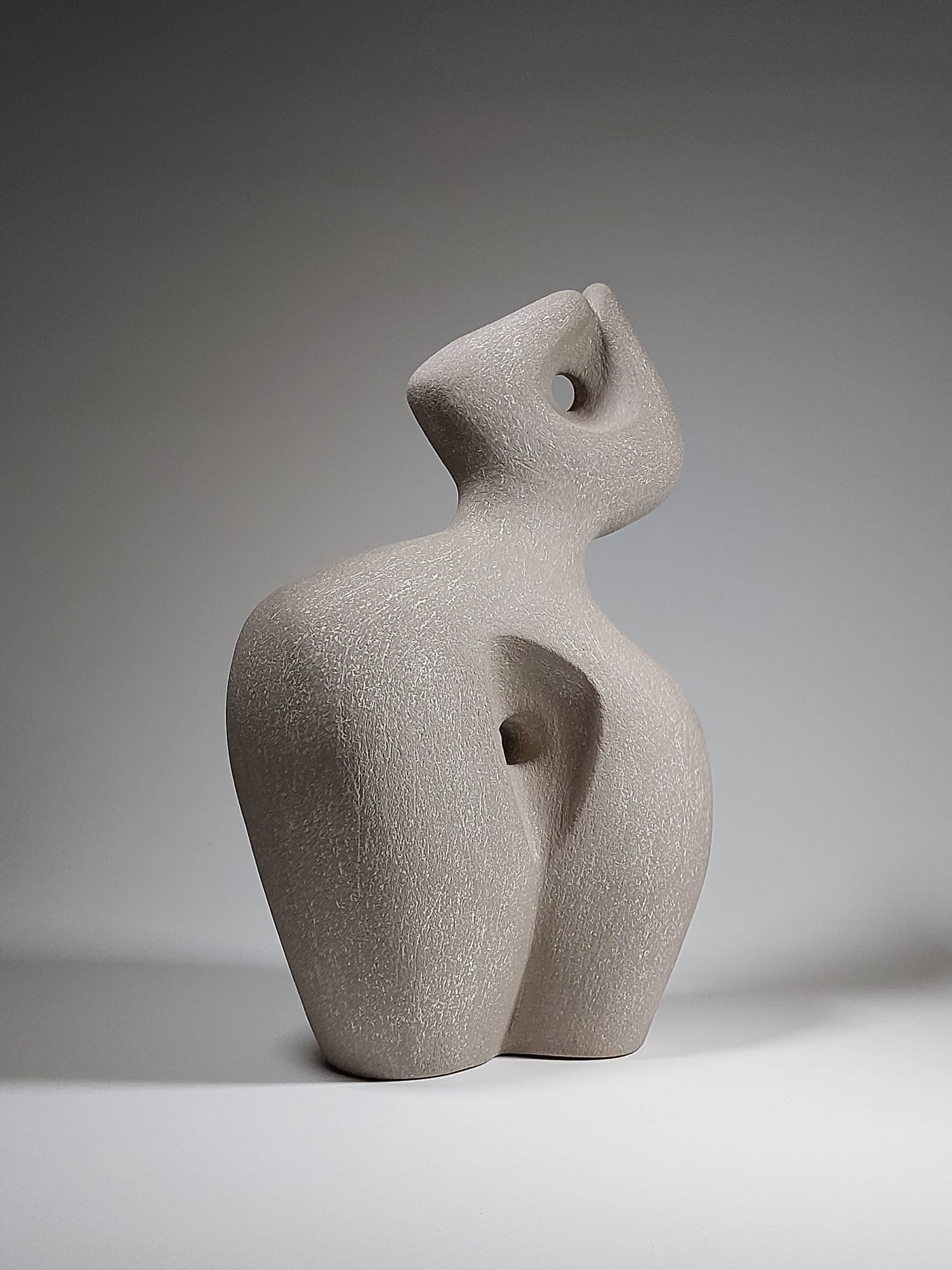 Rachel Peters, Grey Figure, 2025 | Sculpture Source