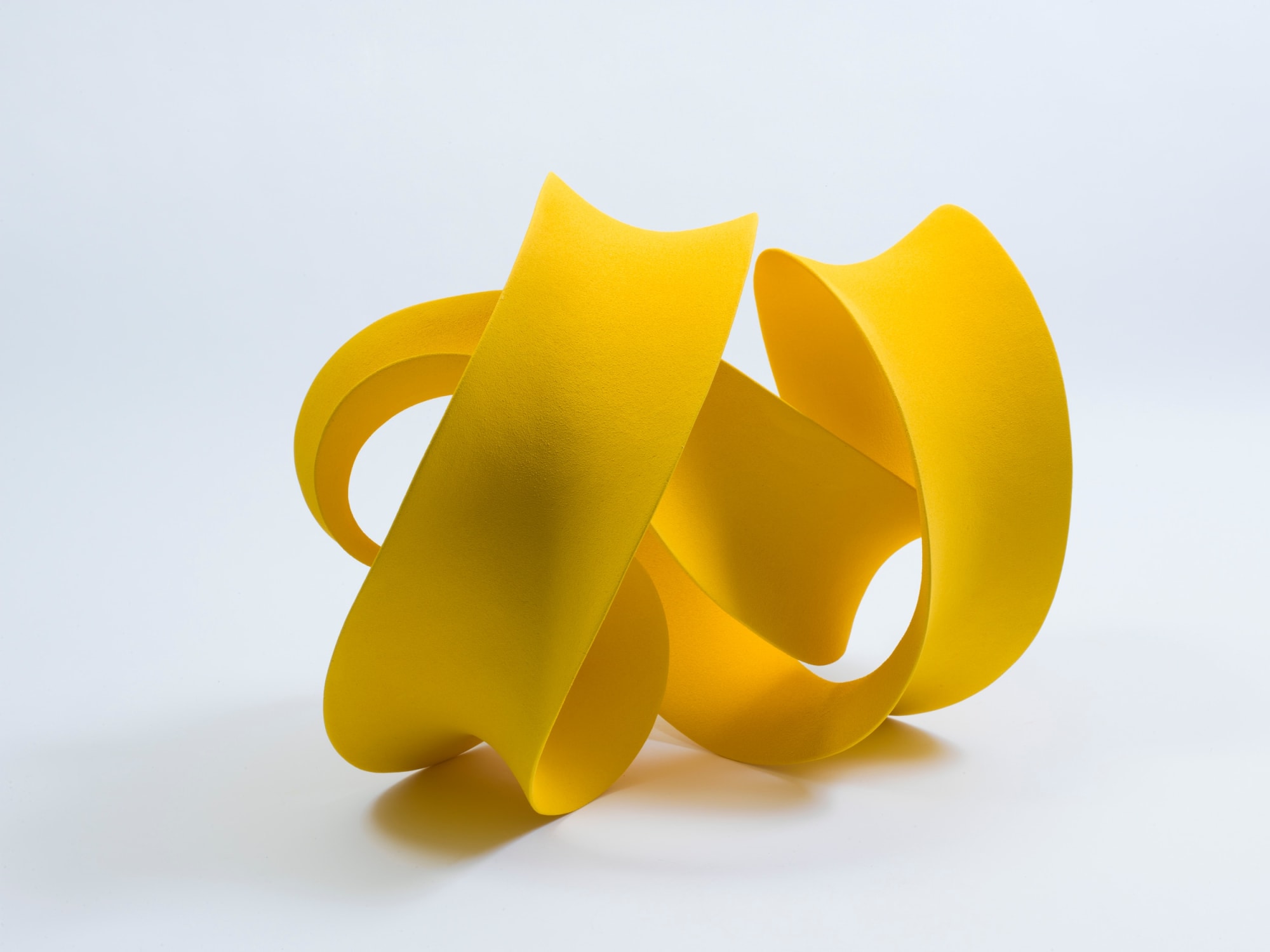 Merete Rasmussen, Yellow Continuous Form, 2021 | Sculpture Source