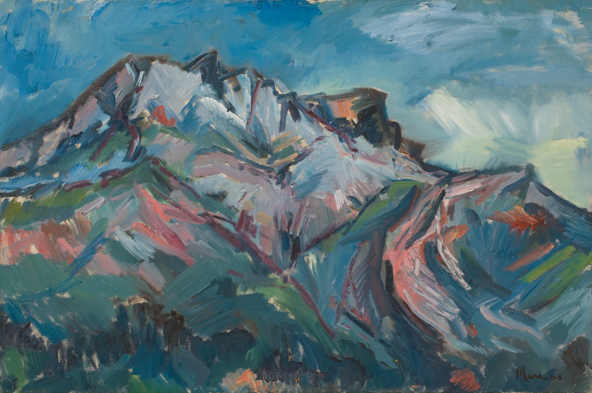 Leslie Marr, Mont St. Victoire (I), 1963 | Piano Nobile