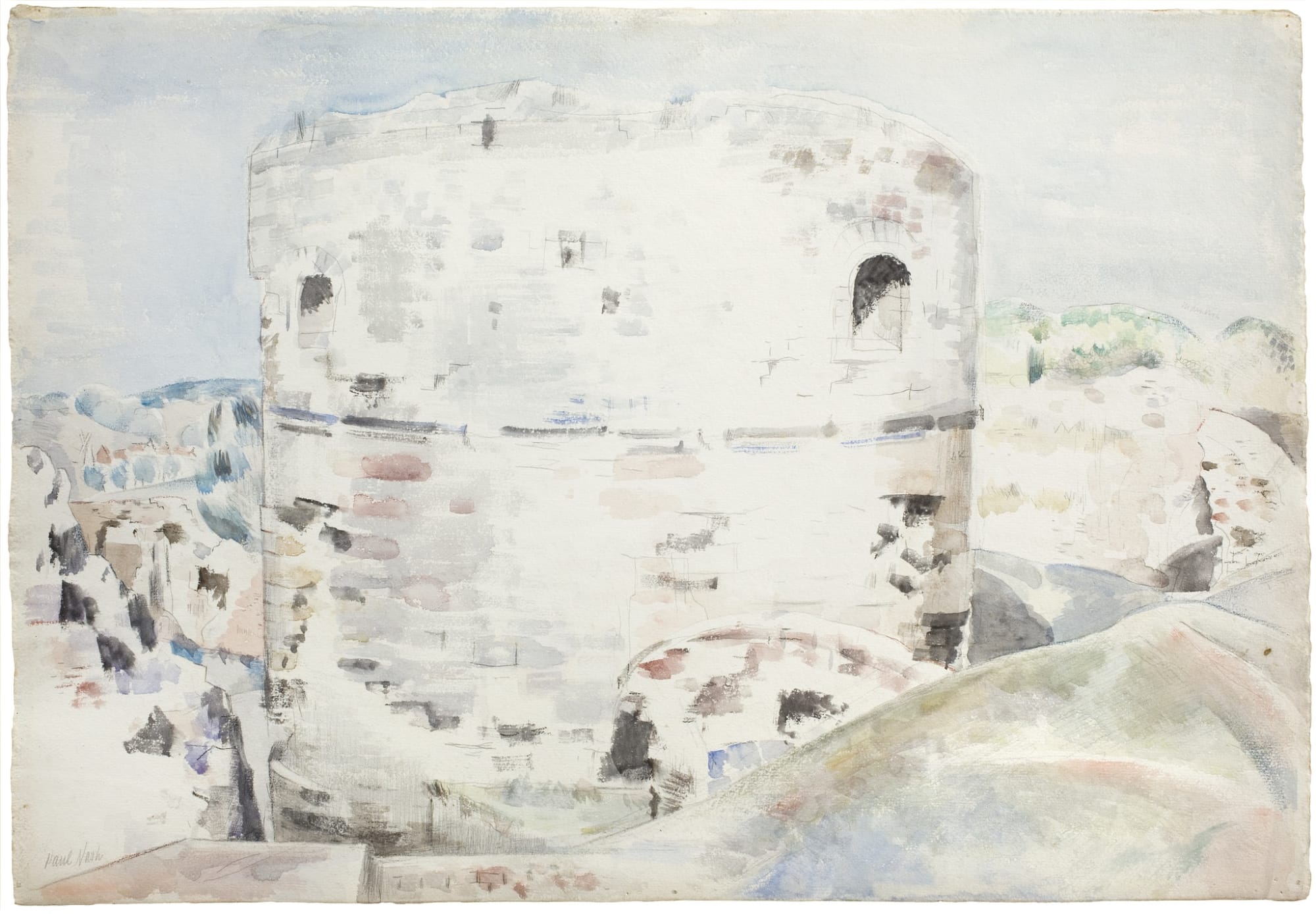 Paul Nash, Landscape at Rye, c. 1932 | Piano Nobile