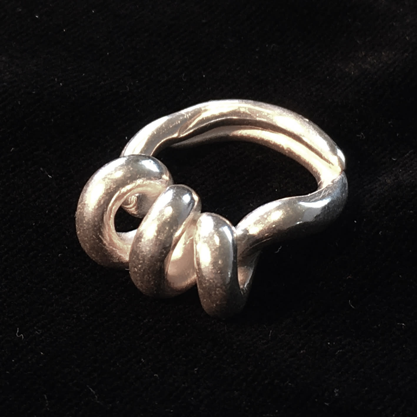 Helen Feiler, Silver 'Twist' Ring, 2019 | Porthminster Gallery