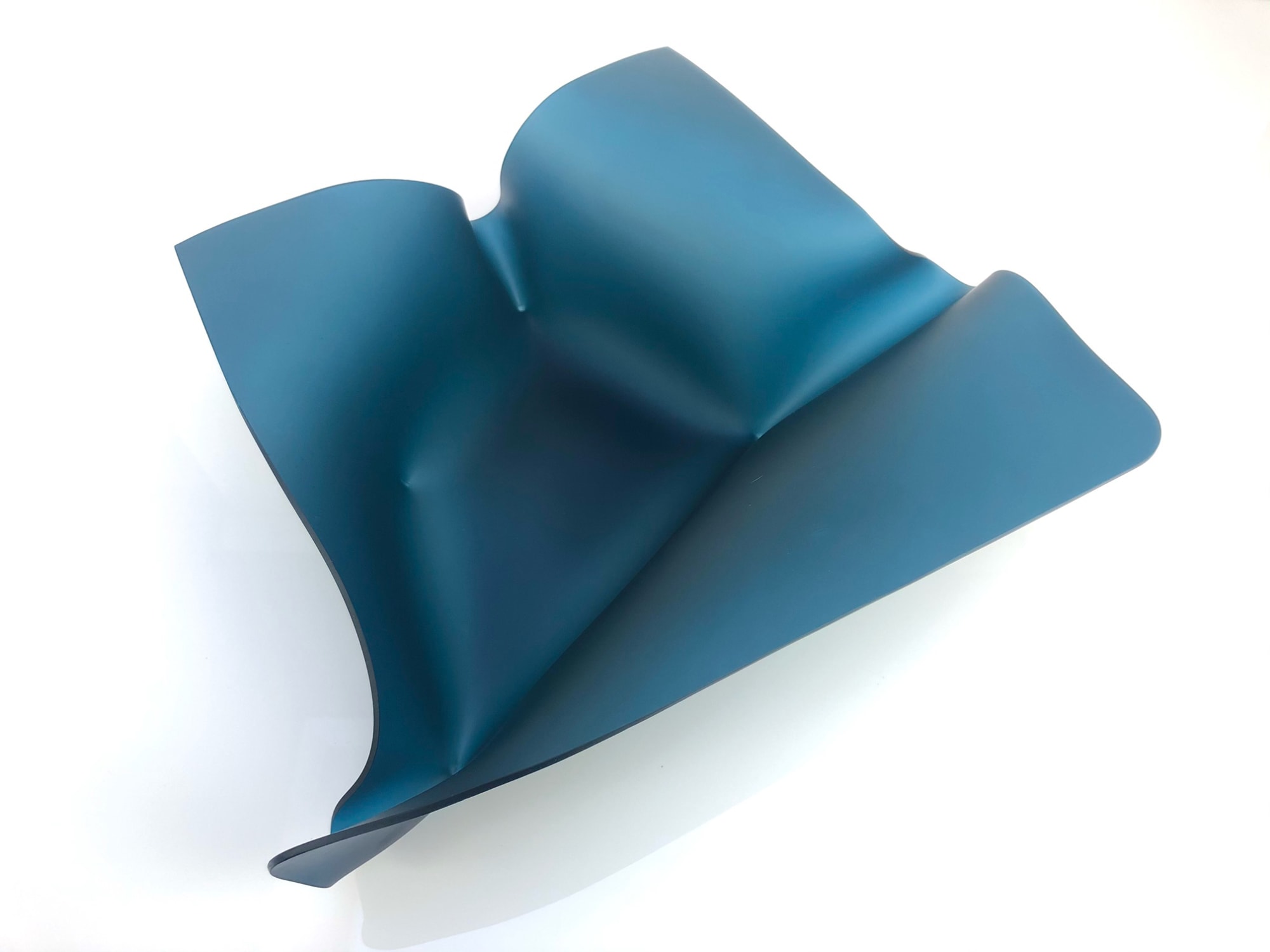 Lisa Pettibone, Teal 'Fold' 4, 2020 | Porthminster Gallery