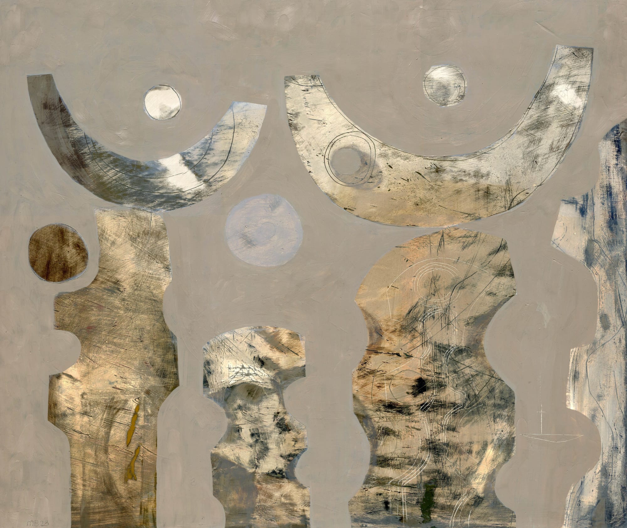 Melvyn Evans, Moon Idols, 2023 | Porthminster Gallery