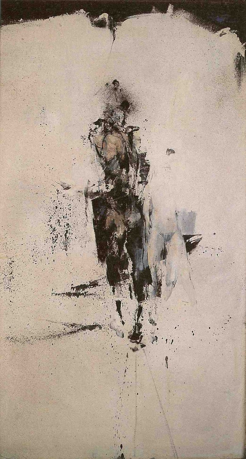 John LATHAM, Two Figures, 1957 | Richard Saltoun