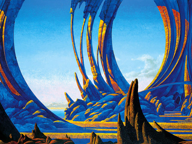Roger Dean, THE GUARDIANS, 1991 | Trading Boundaries Fine Art