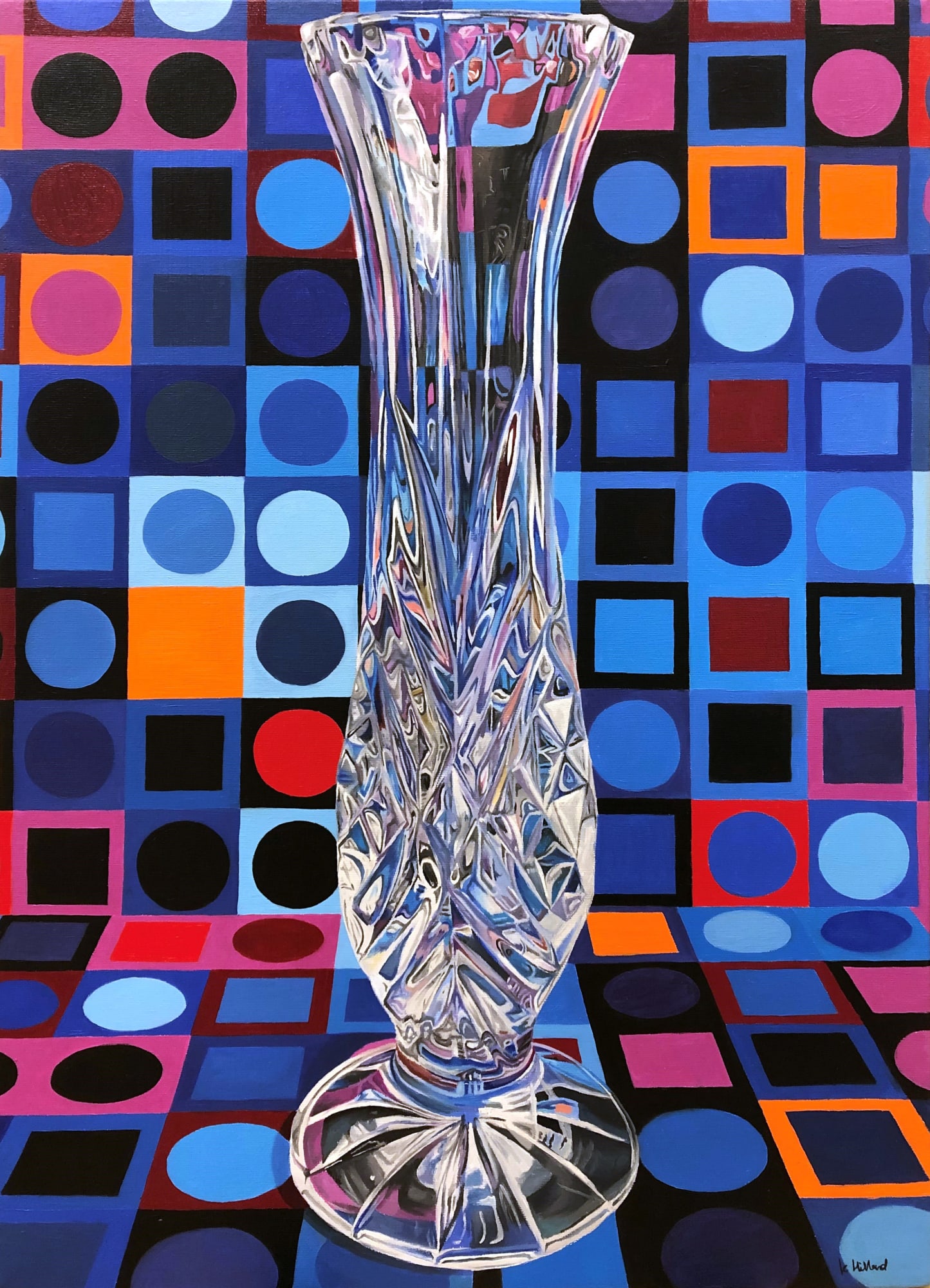 Katie Hillard, Victor Vasarely glass | Royal Scottish Academy