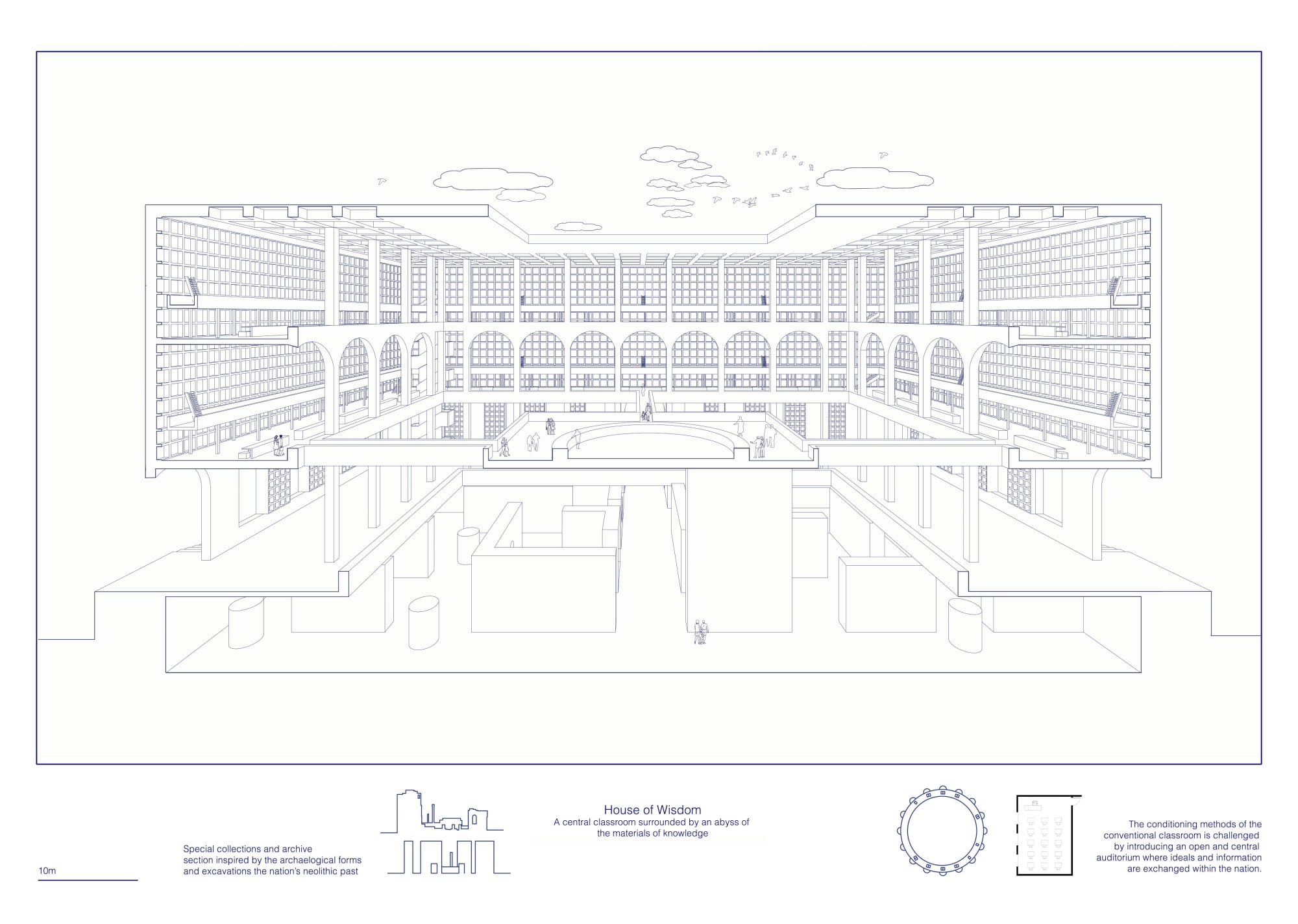 Fatema Hassan, House of Wisdom section, 2022 | Royal Scottish Academy