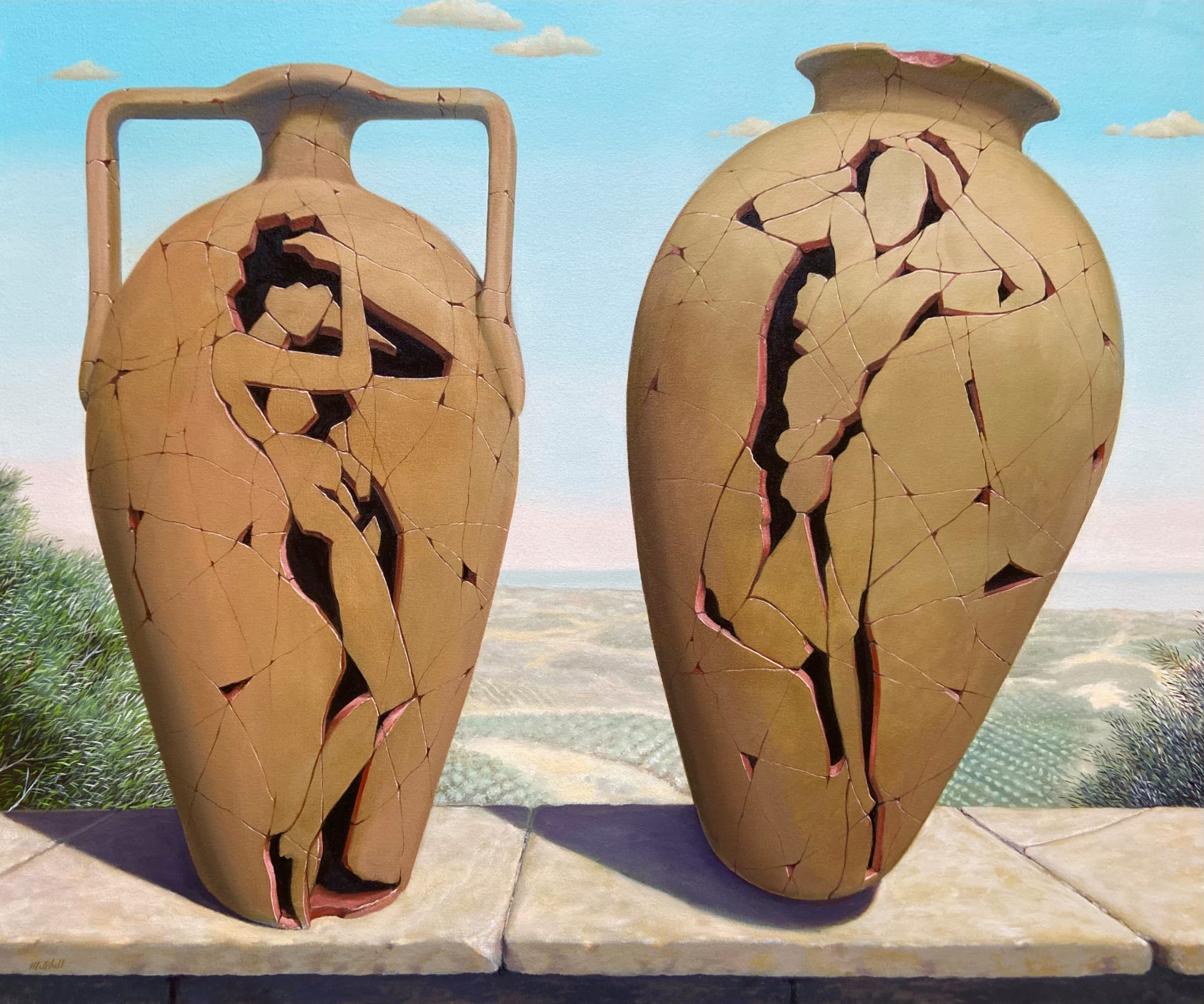 Gordon Mitchell RSA, Mediterranean Folly | Royal Scottish Academy