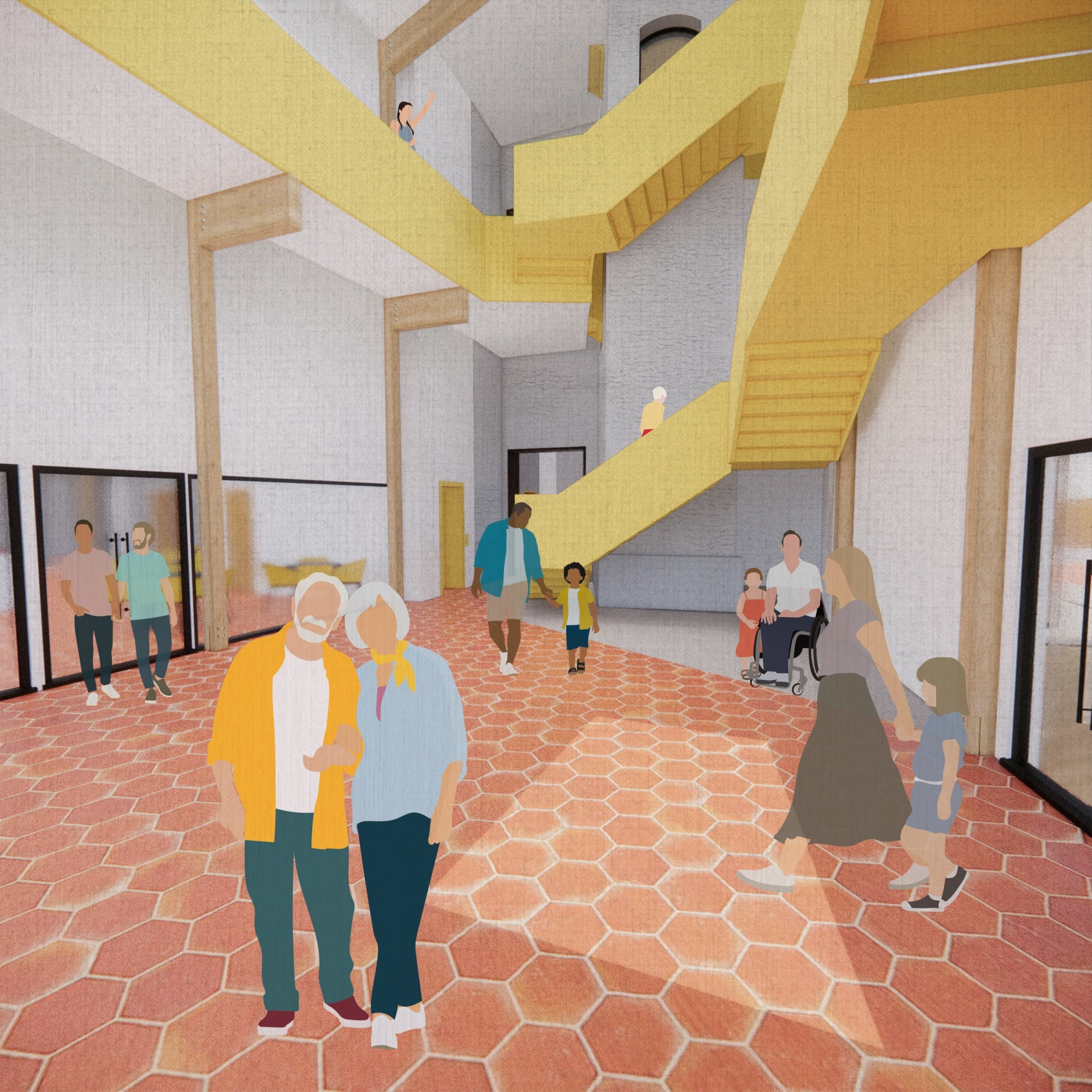 Emily Morgan, View of Atrium, 2024 | Royal Scottish Academy