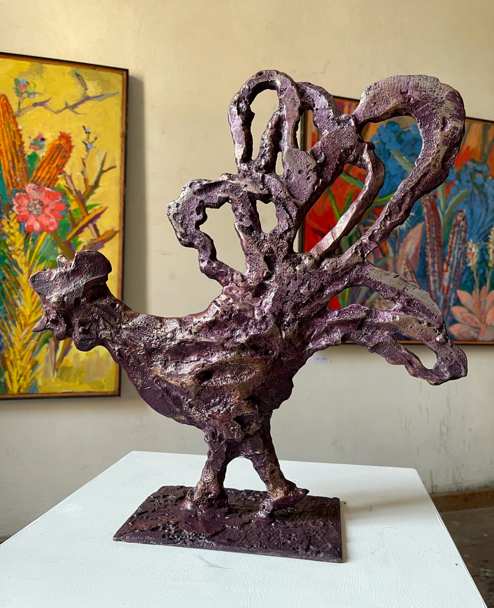 Mohamed Abla, Little Rooster, 2020 | Safarkhan Art Gallery