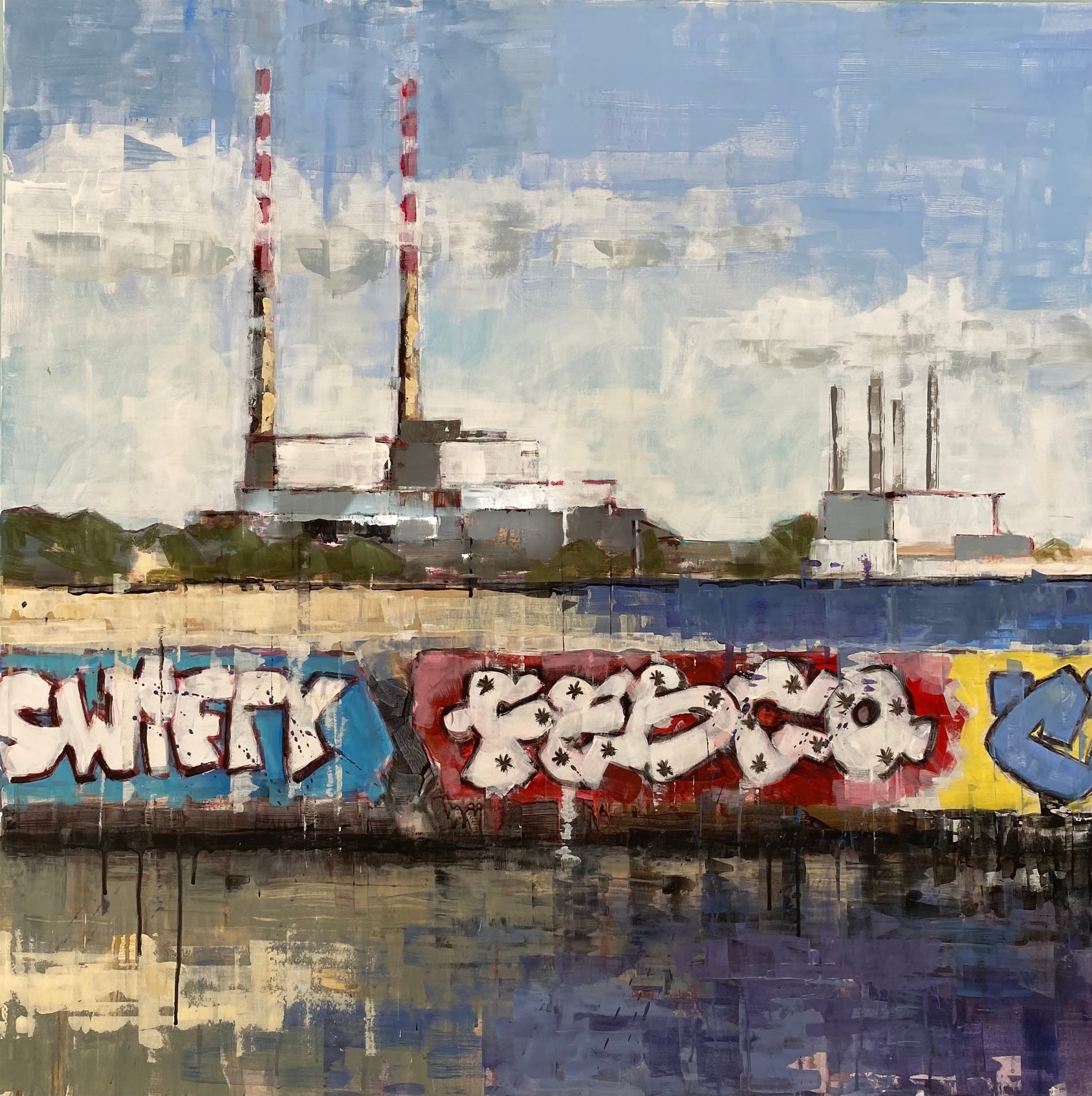 Bridget Flinn, Sandymount Graffiti | Solomon Fine Art