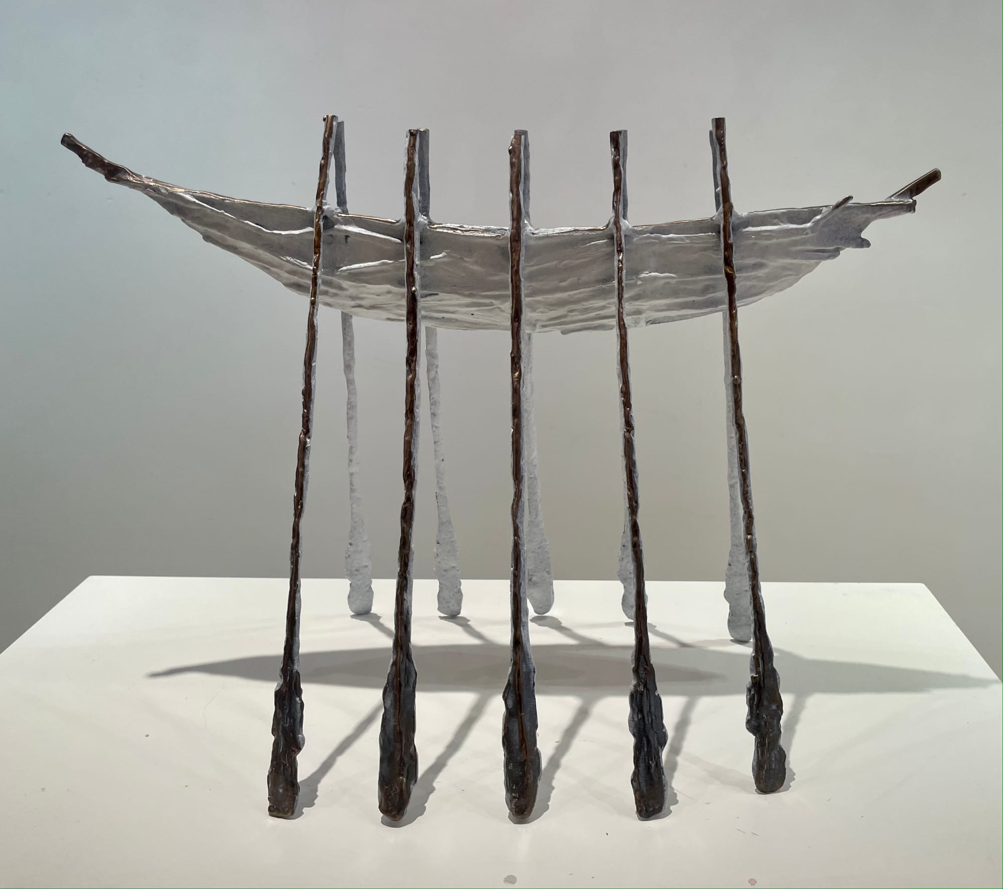 John Behan RHA, Oar Boat (tall), 2022 | Solomon Fine Art