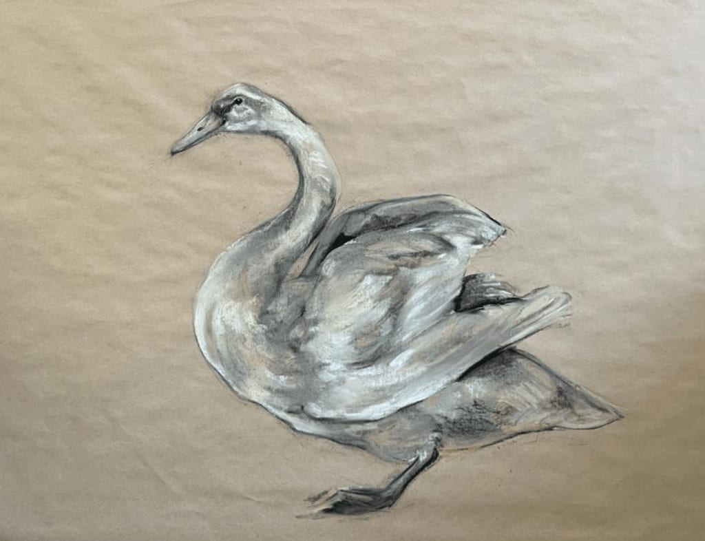 Nicola Hicks, Swan, 2023 | Maya Frodeman Gallery