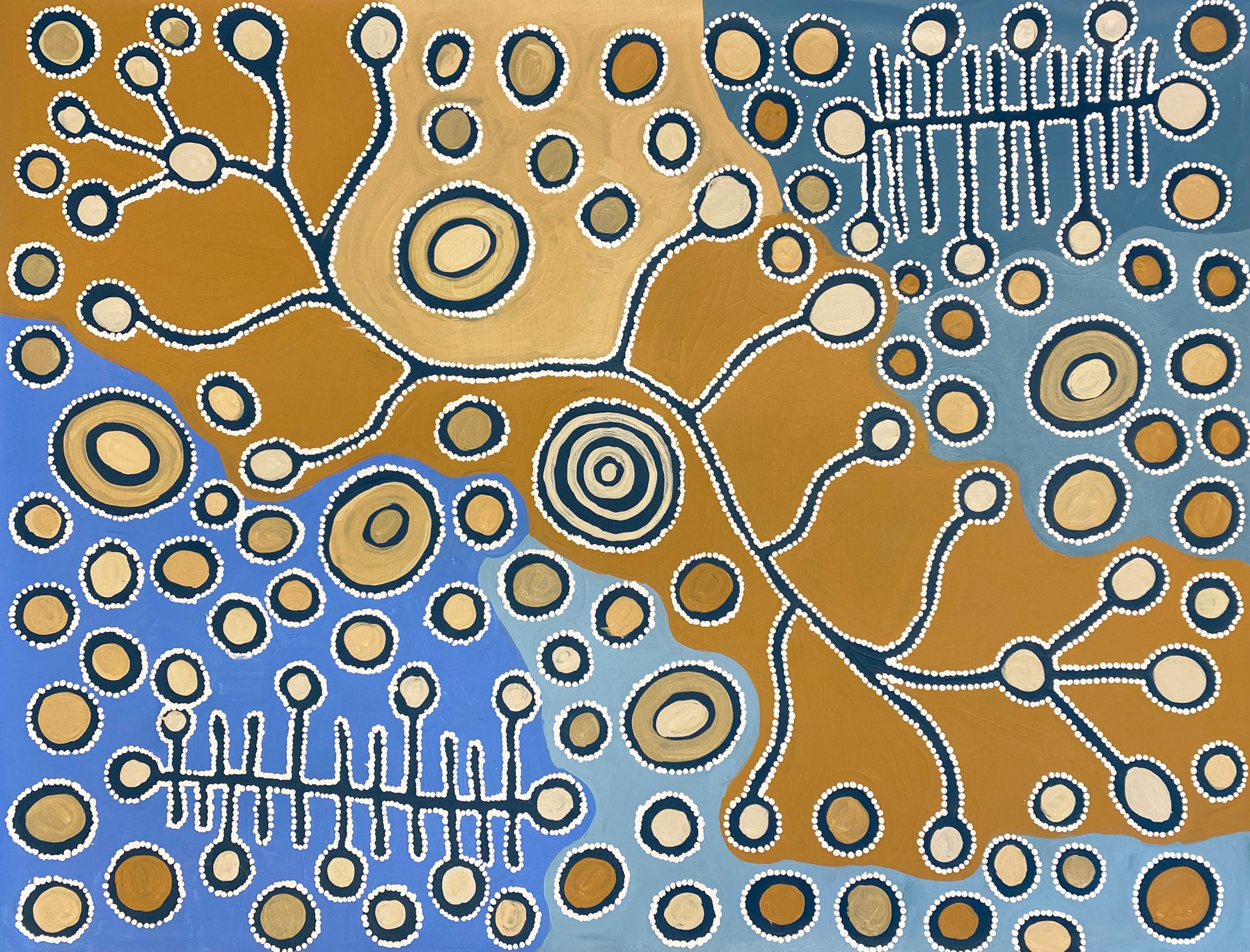Art by leading Aboriginal Artist Gail Napangati | This is Aboriginal Art
