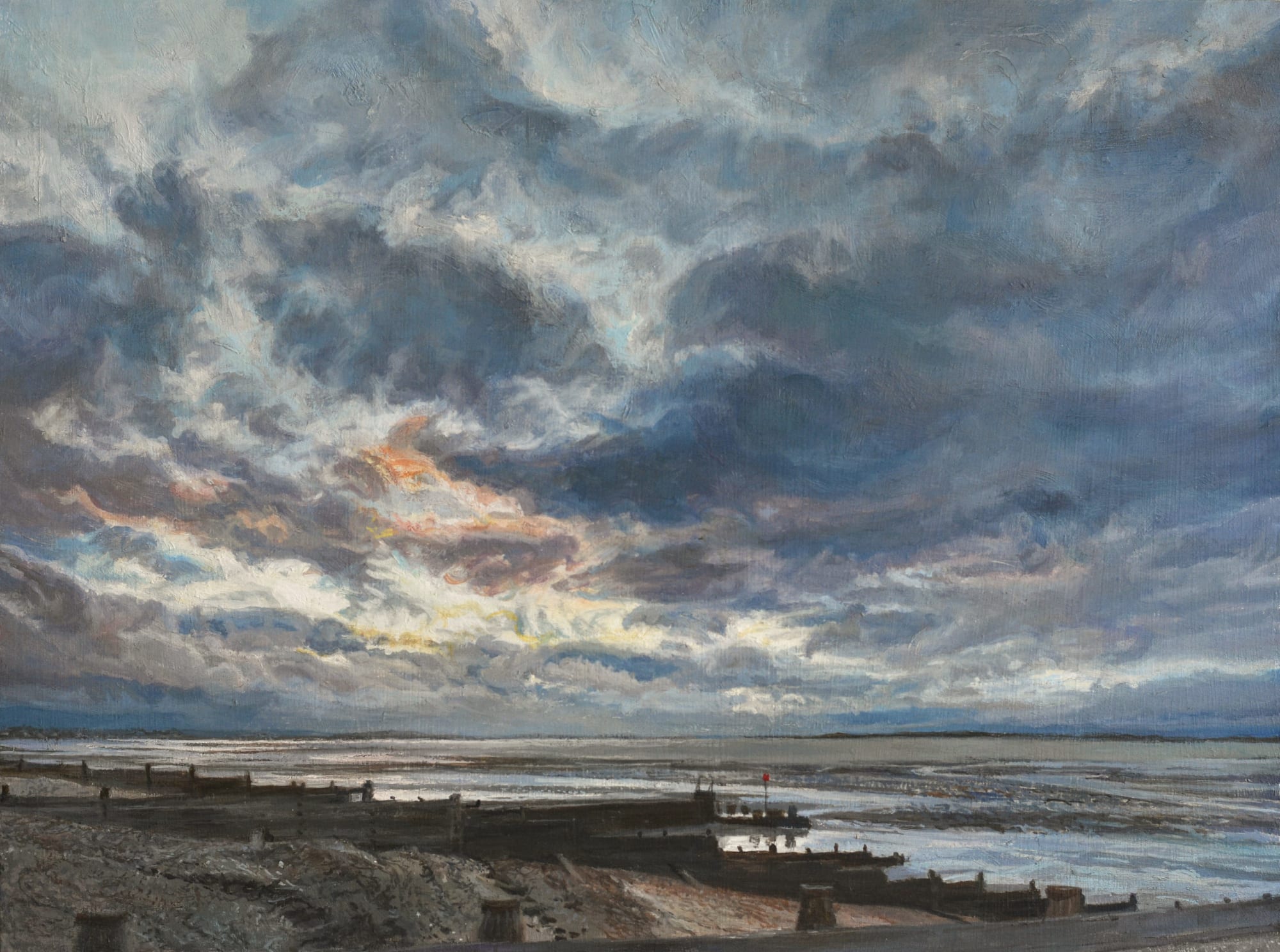Sarah Spencer RAS VPNEAC, Whitstable Landscape | Thompson's Gallery