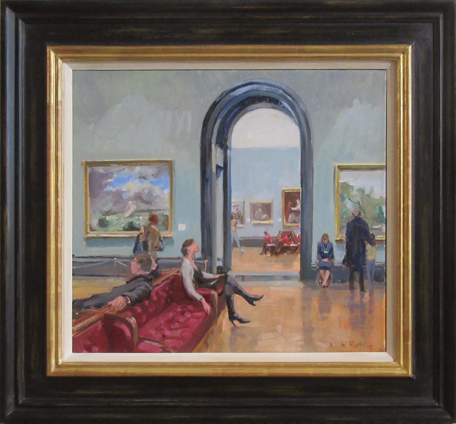 Nick Botting, The National Gallery, Late Morning | Thompson's Gallery