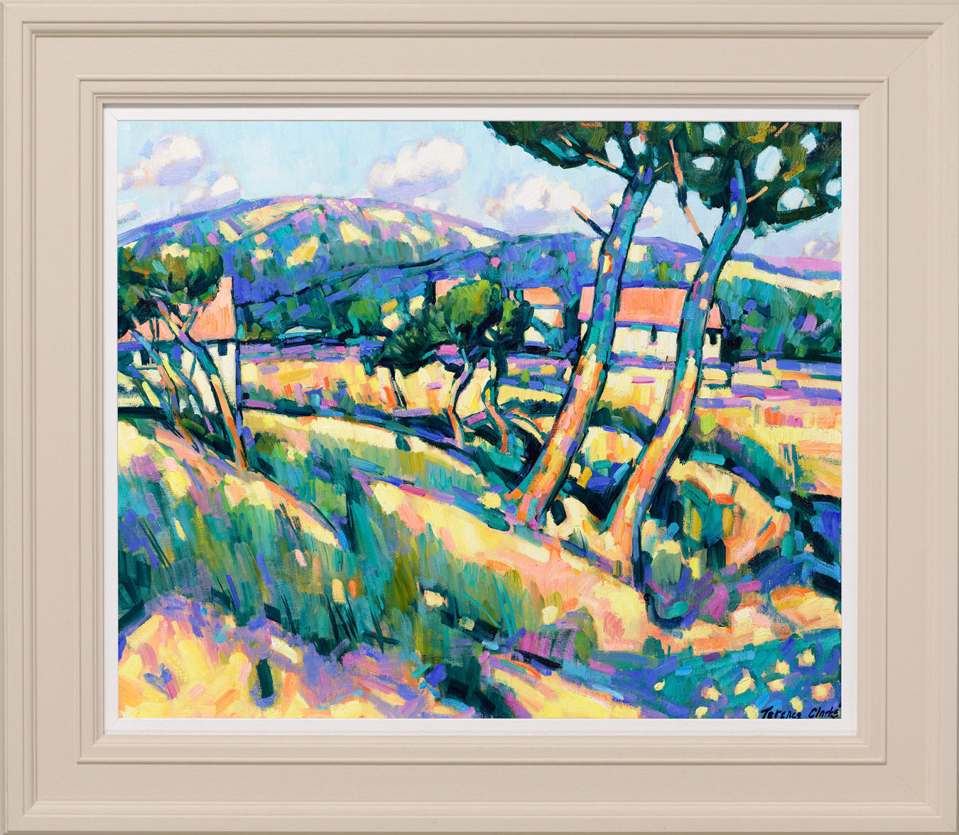 Terence Clarke, Pines Shadows, Provence | Thompson's Gallery
