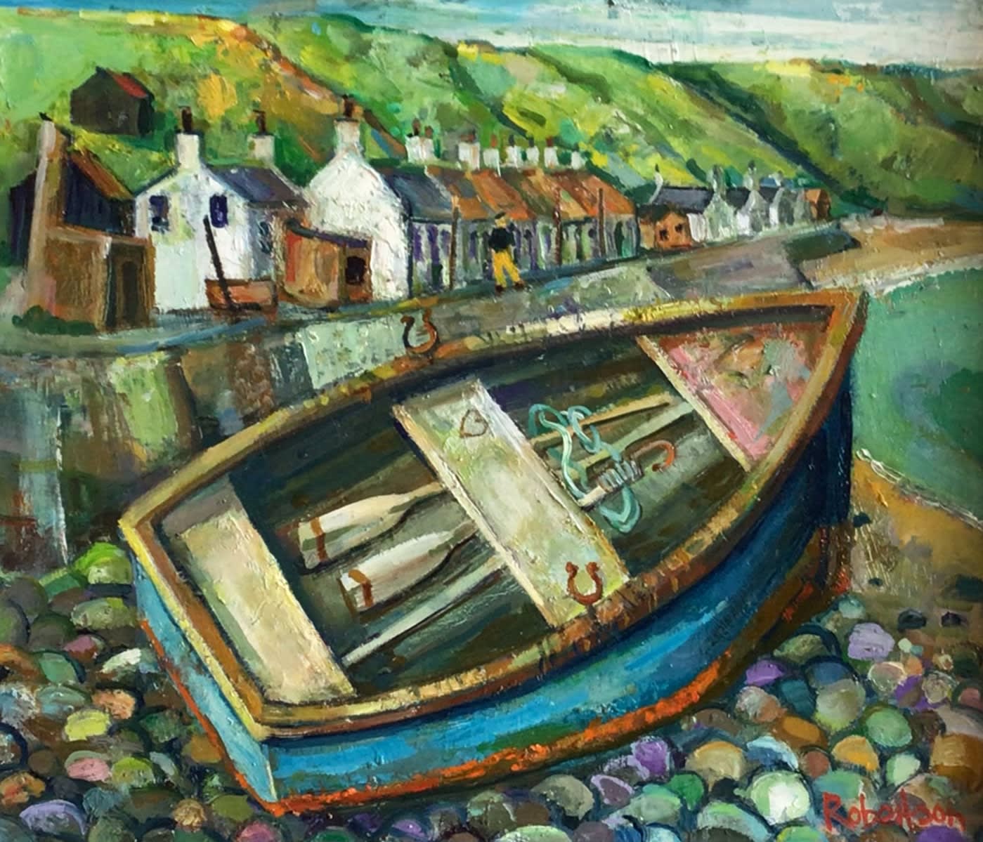 Jonathan Robertson, Waiting for the Tide | Thompson's Gallery