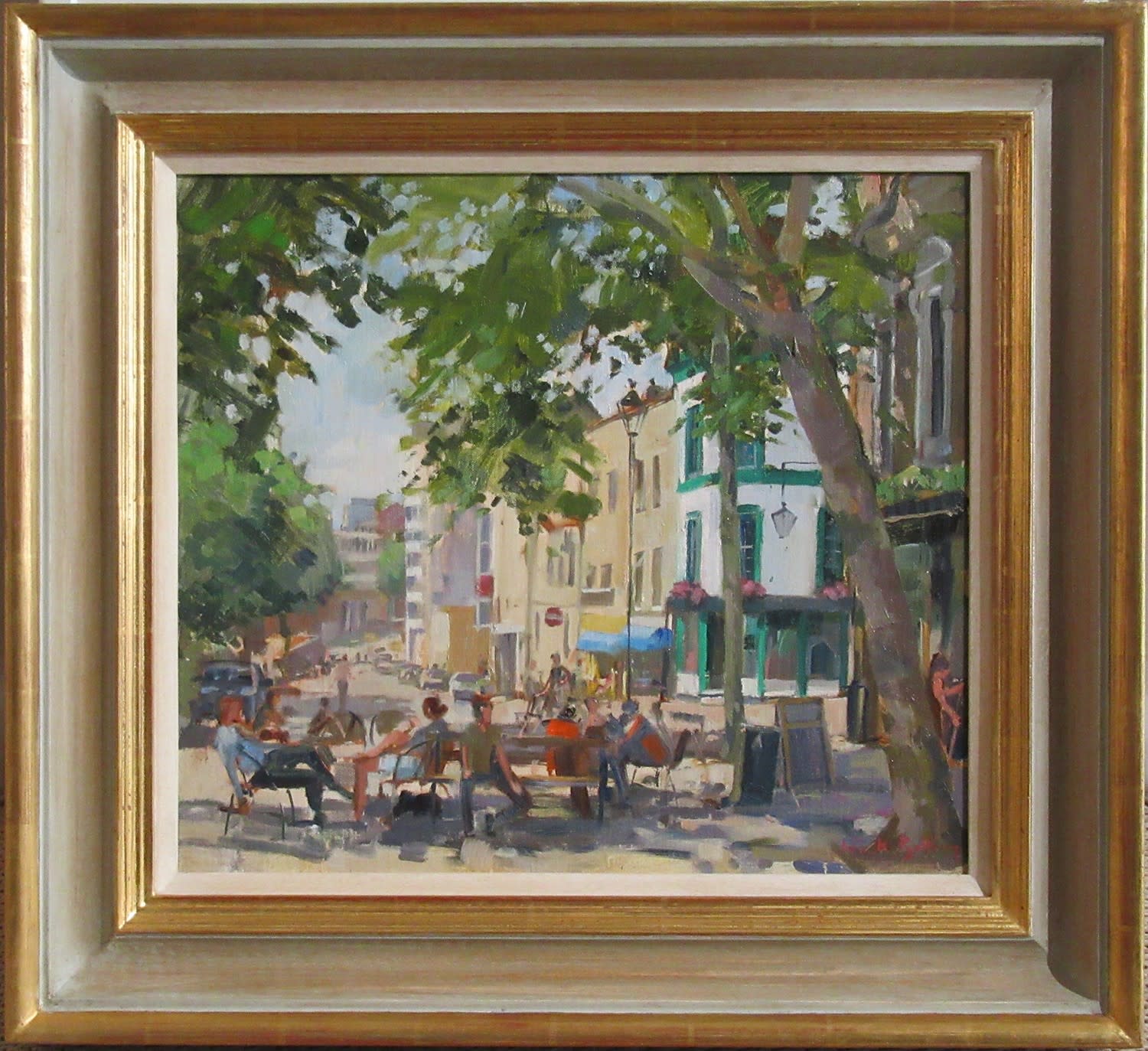 Nick Botting, Clerkenwell Green, Summer Morning | Thompson's Gallery