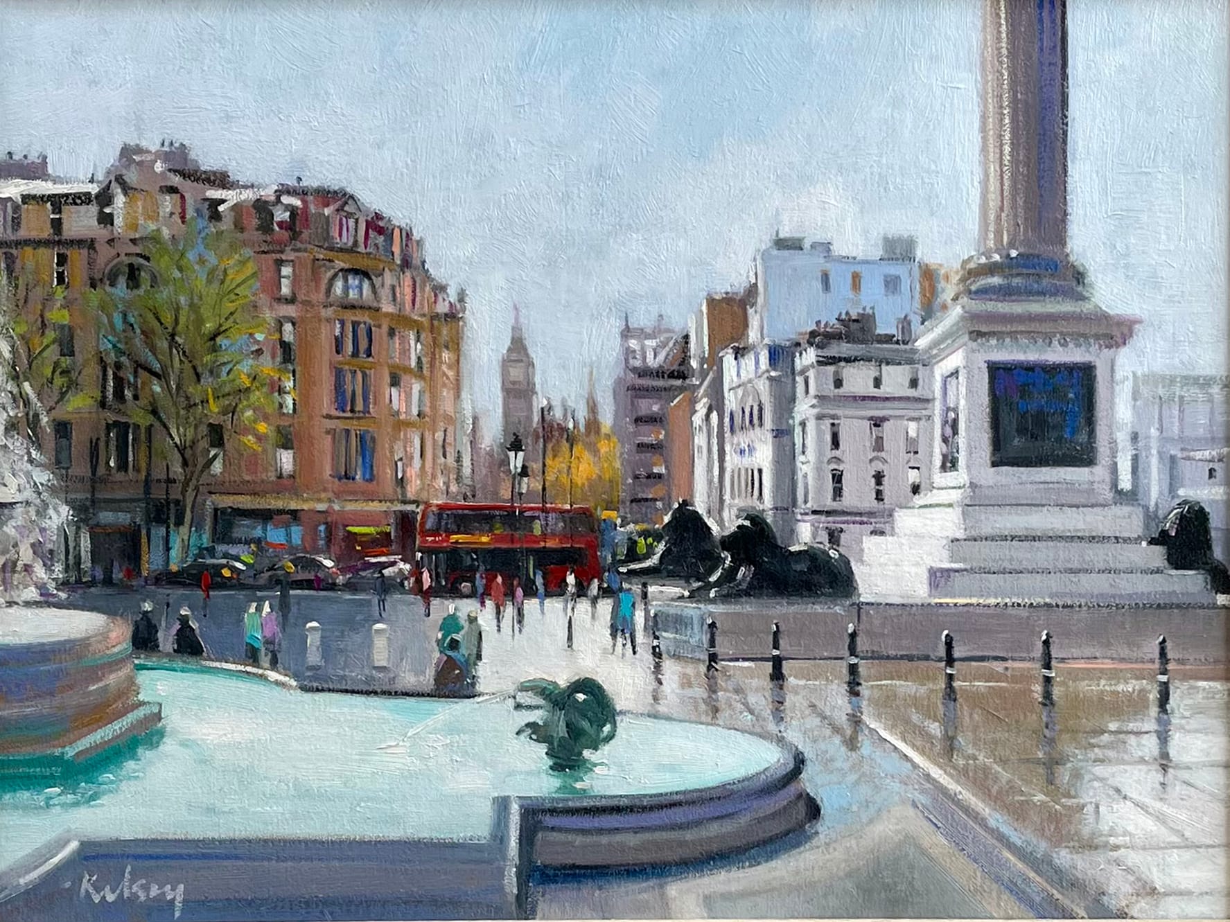 Robert Kelsey DA MUniv PAI FRSA, Trafalgar Square | Thompson's Gallery