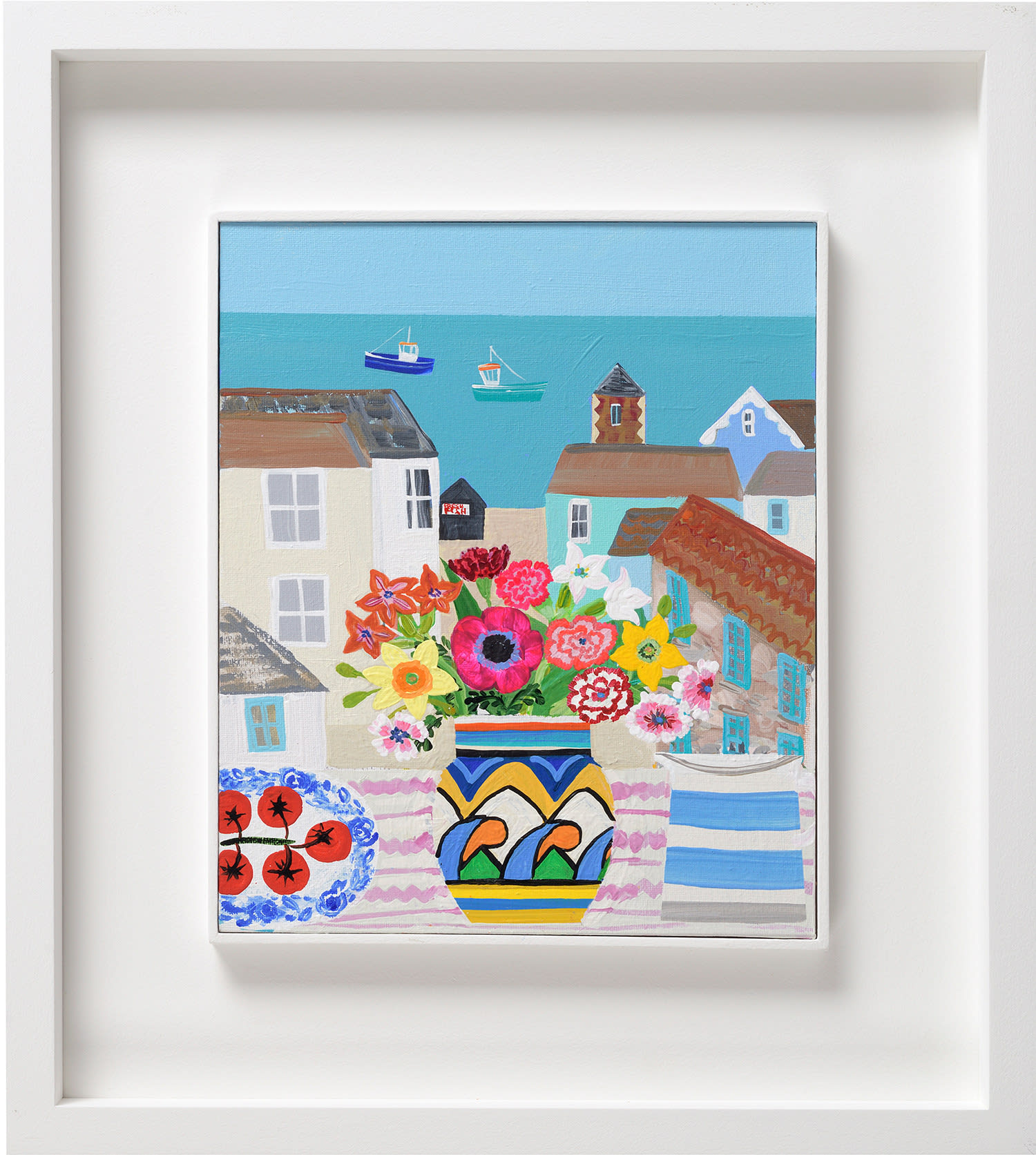 Emma Williams, Mixed Flowers in a Cliff Pot | Thompson's Gallery