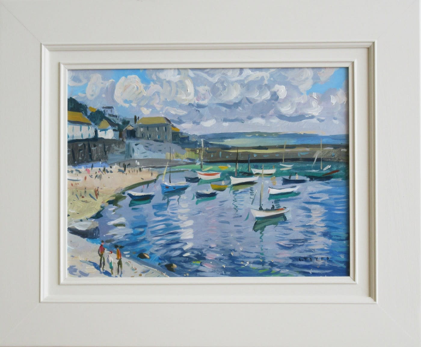 Andrew Tozer, Summer Afternoon, Mousehole, 2021 | Thompson's Gallery