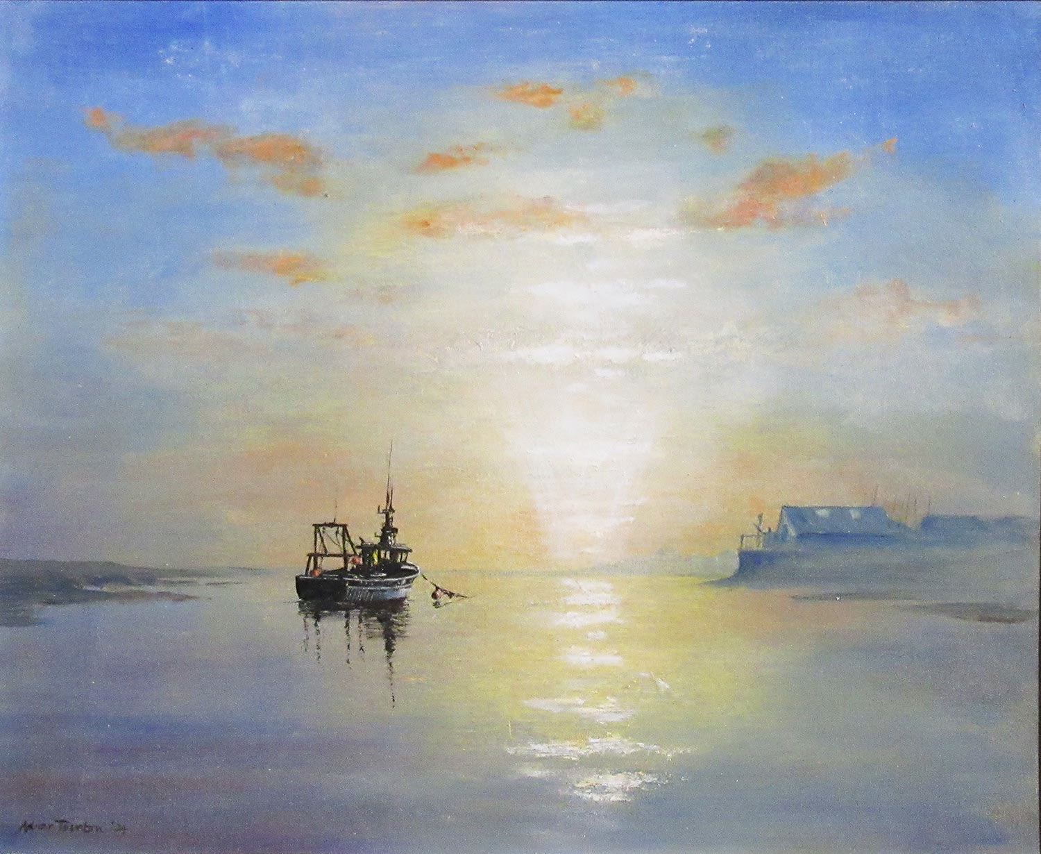 Adrian Taunton EAGMA, First Light - Wells Harbour | Thompson's Gallery