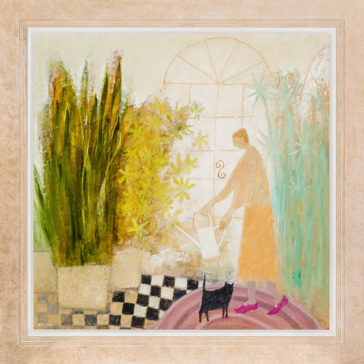 Helen Tabor, Watering the House Plants | Thompson's Gallery